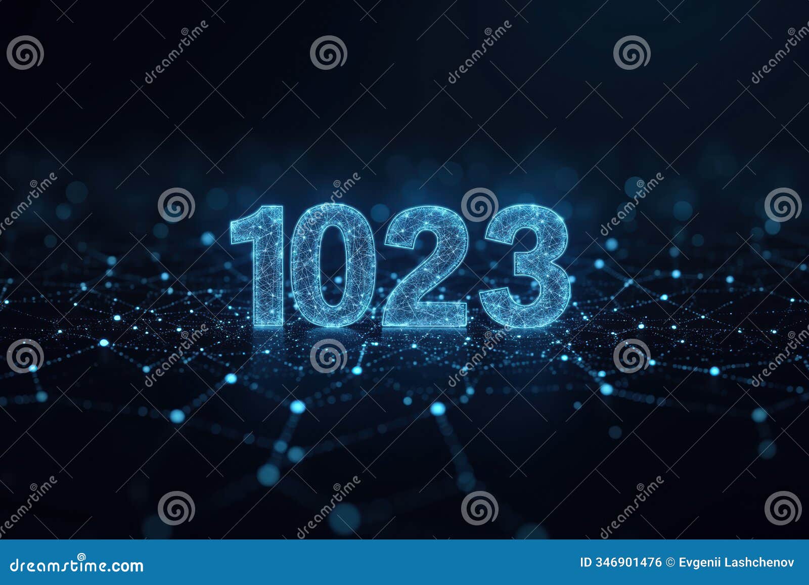 Digital Network of Binary Connections in Futuristic 1023 Cyberspace. AI ...