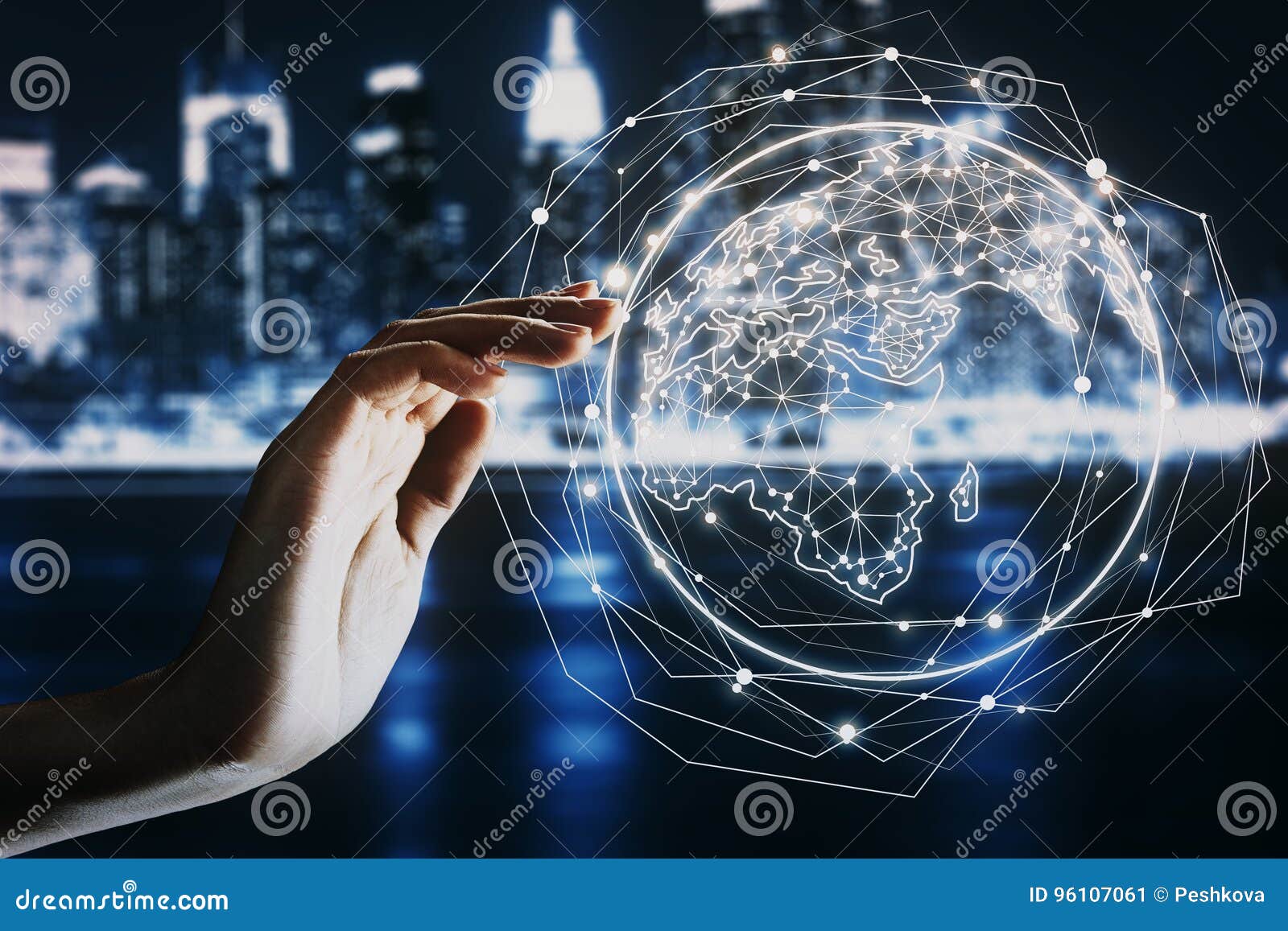 Digital network concept stock image. Image of communication - 96107061