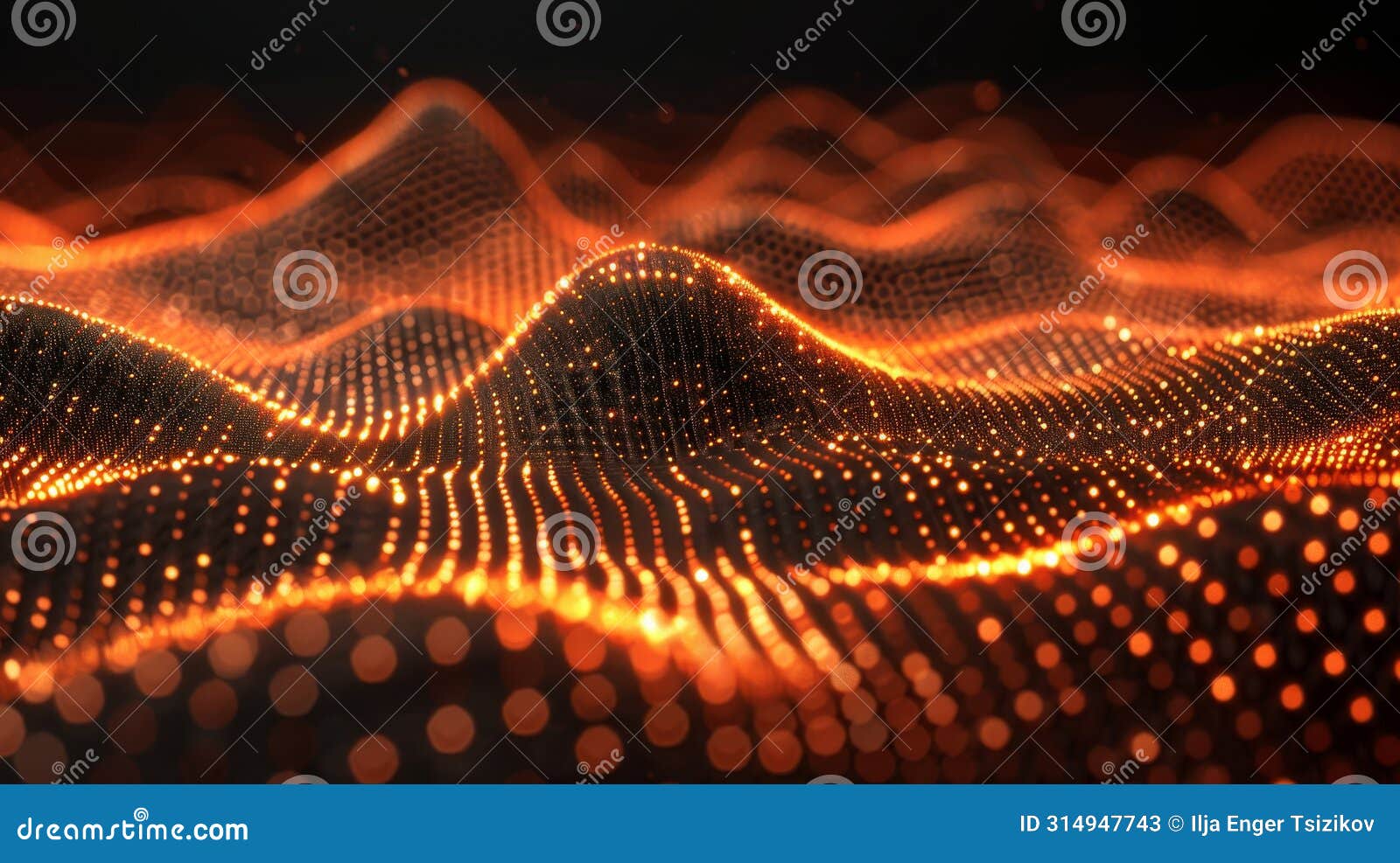 Digital Streamline - The Pulse Of Transformation. Concept Digital ...