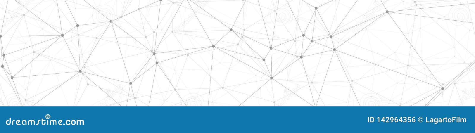 Digital Network Connections, Grey Creative Graphic Banner Connected ...