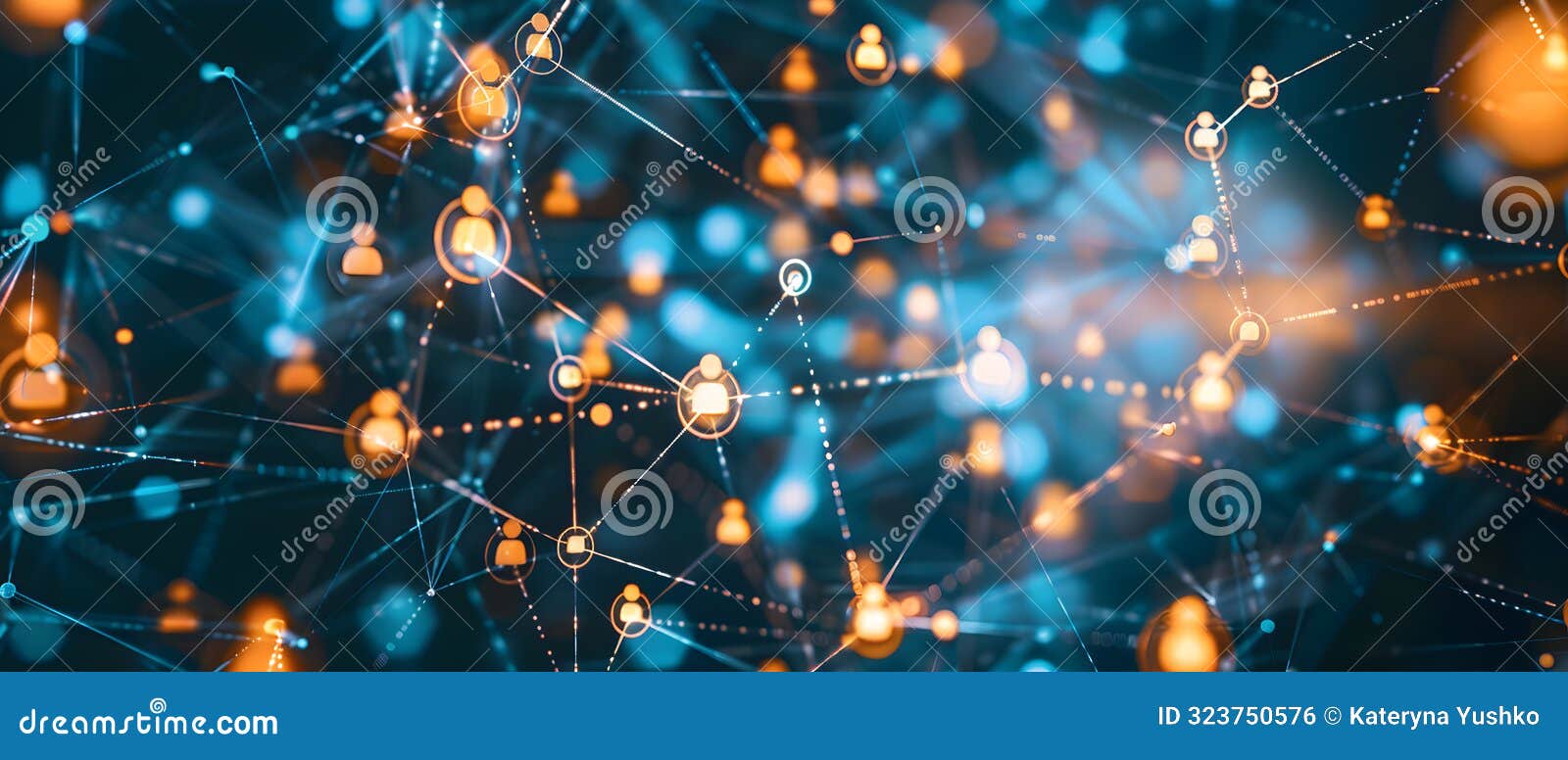 Digital Network Connections. Human Resources HR Management Stock ...