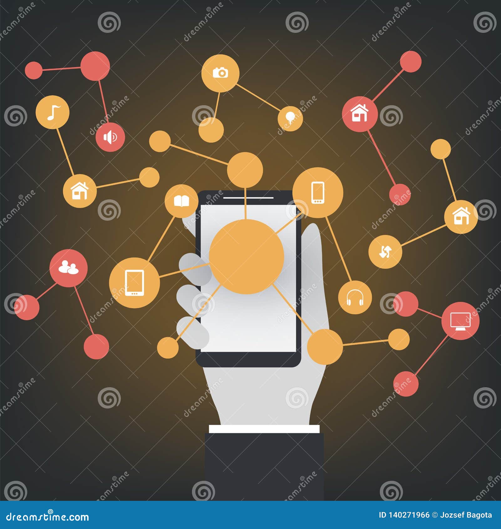 Colorful Shared Services, Team Work, Internet of Things, Cloud ...