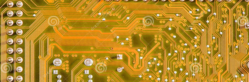 Digital Network of Cpu in Computer Stock Image - Image of network ...