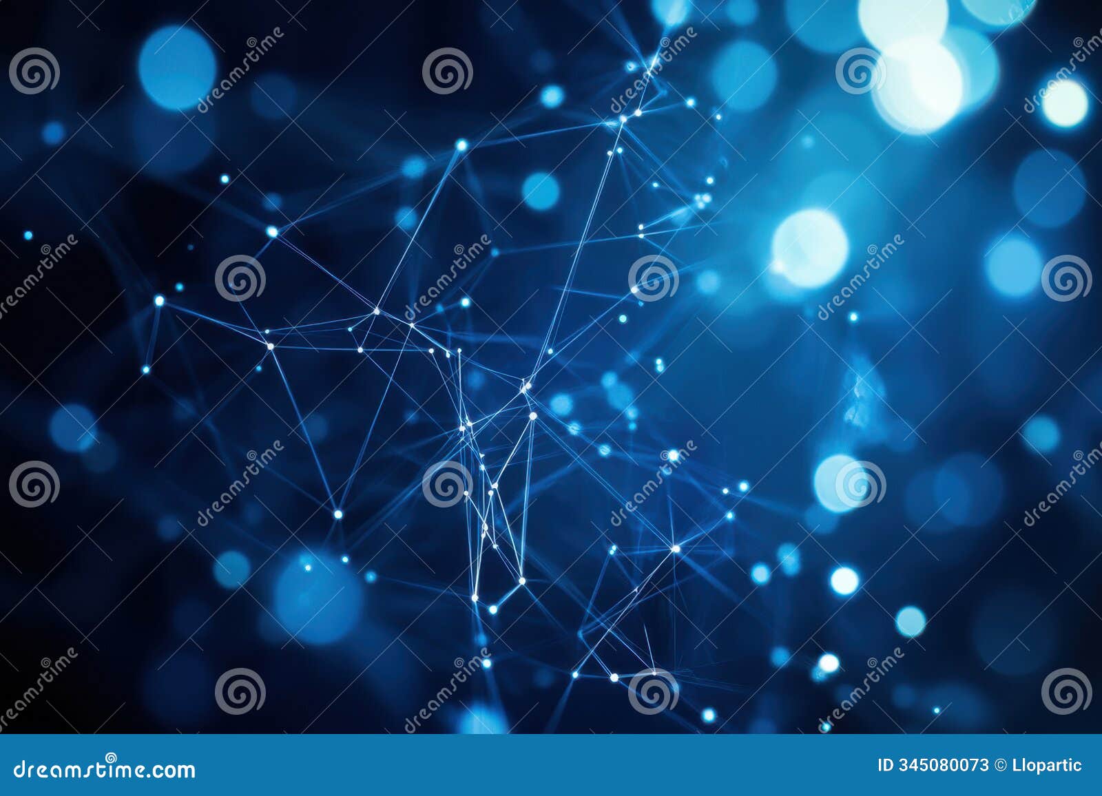 A Digital Network Illustration Featuring Interconnected Nodes and ...