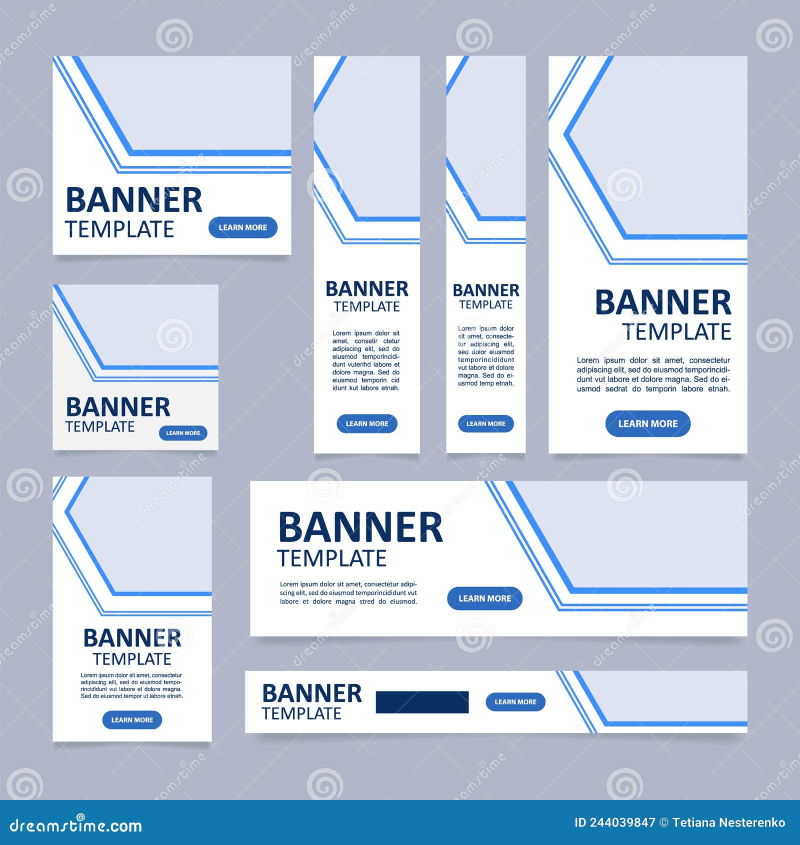 Digital Network Installation Web Banner Design Template Stock Vector ...