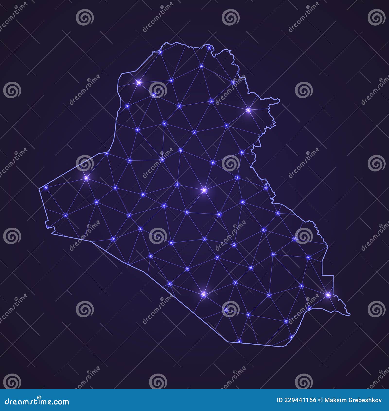Digital Network Map Iraq Stock Illustrations – 146 Digital Network Map ...