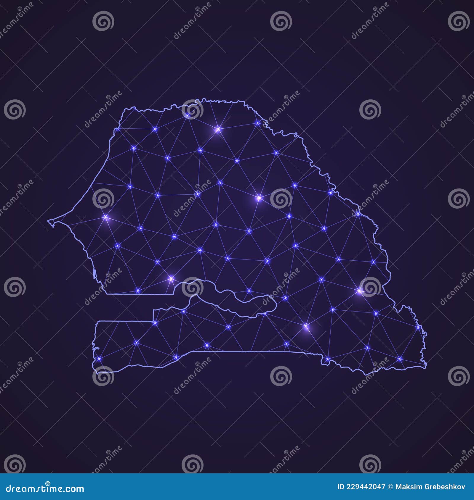 Digital Senegal Logo. Vector Illustration | CartoonDealer.com #169755064