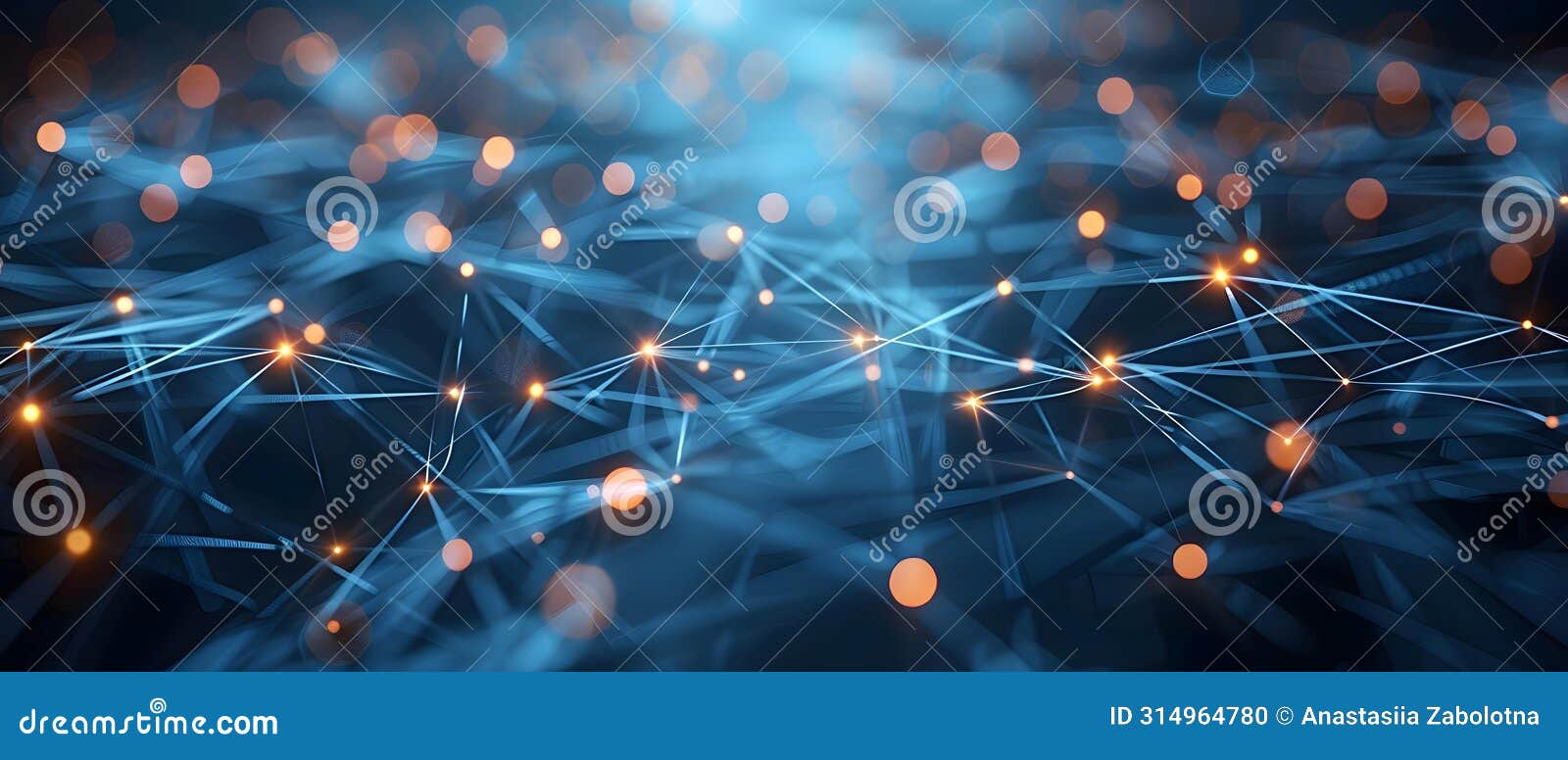 Digital Network Weave: Minimalist Connective Harmony. Concept ...