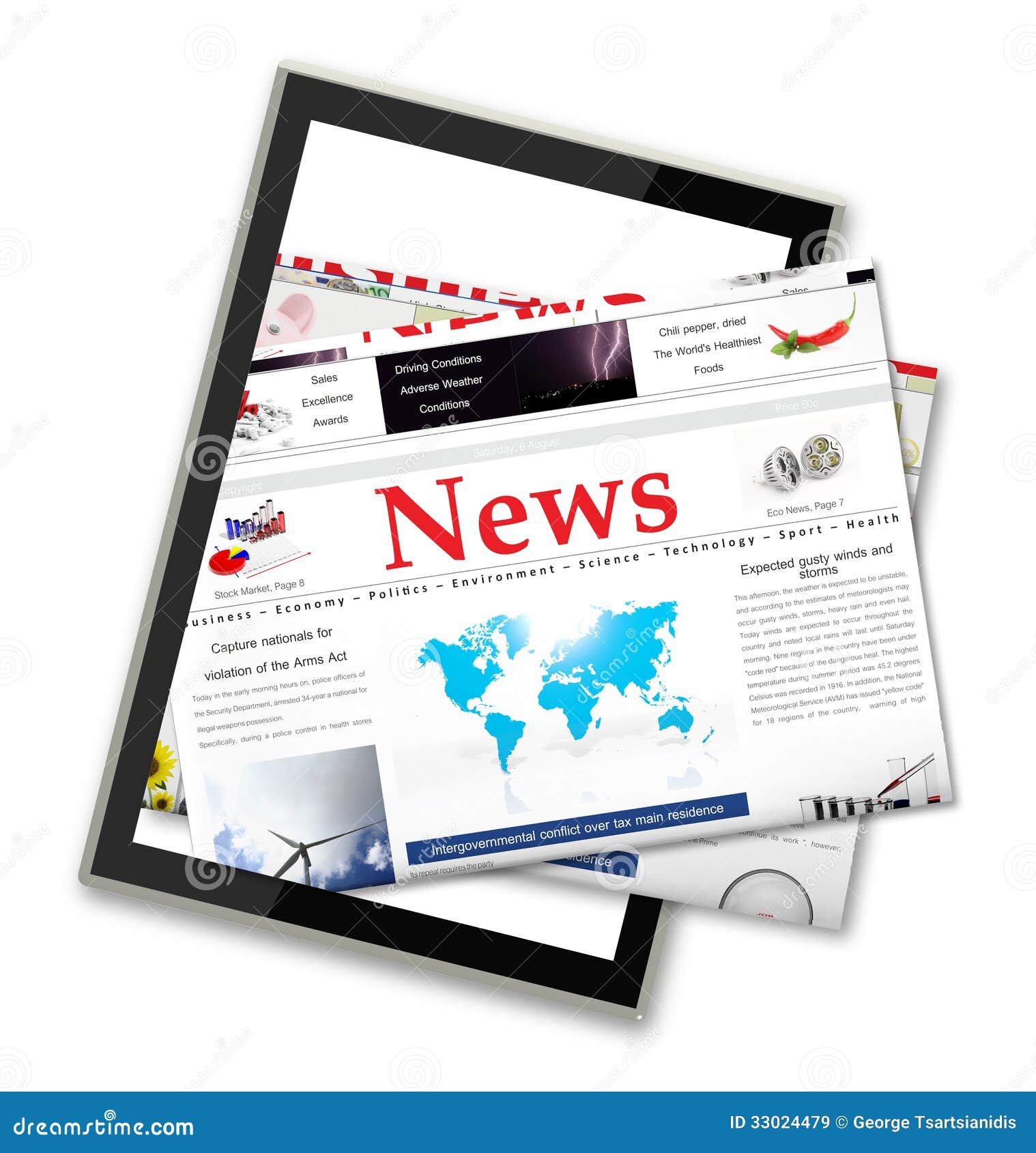 Digital news stock image. Image of internet, screen, technology - 33024479