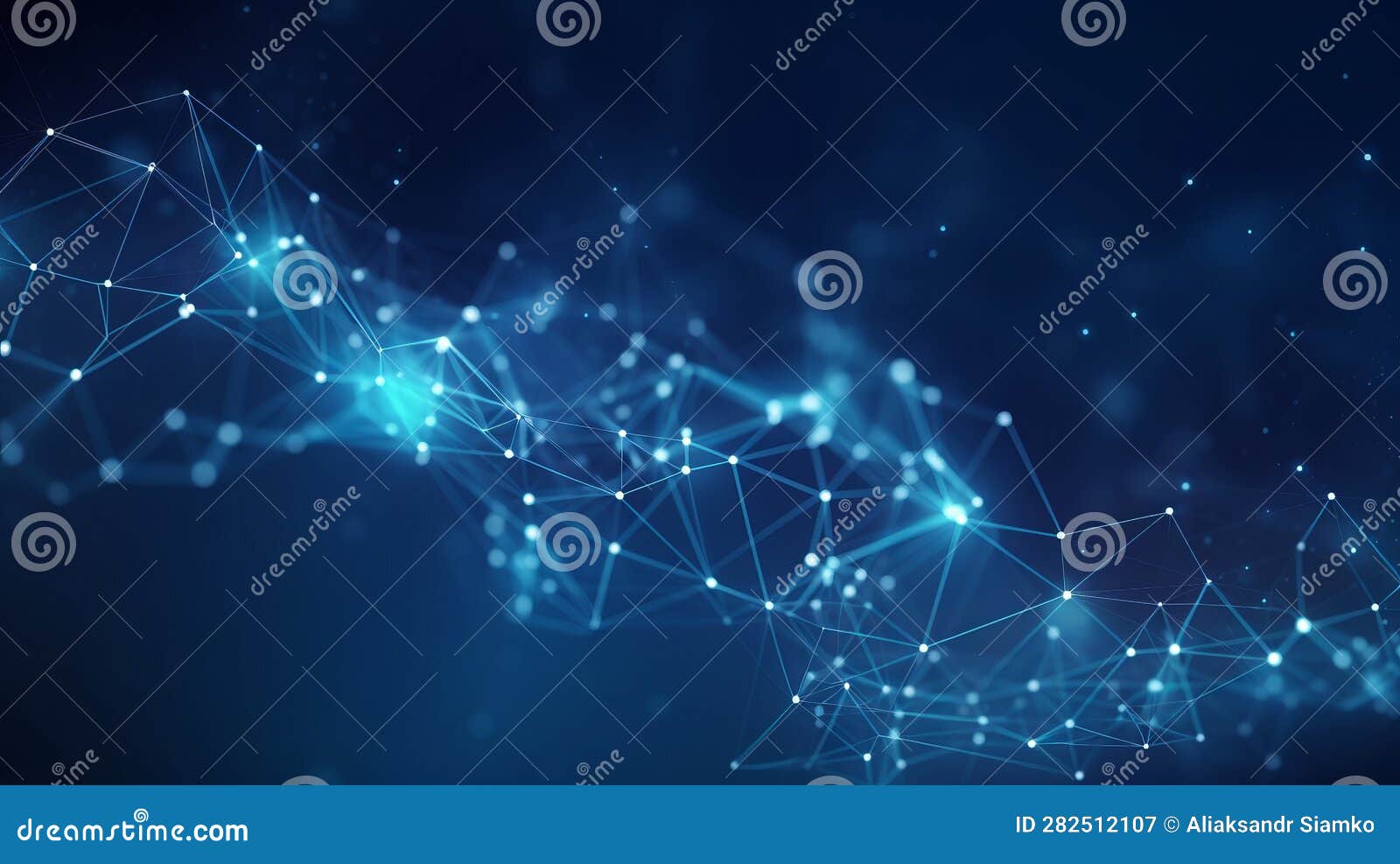 Digital Nexus: Futuristic Network Connections Stock Illustration ...