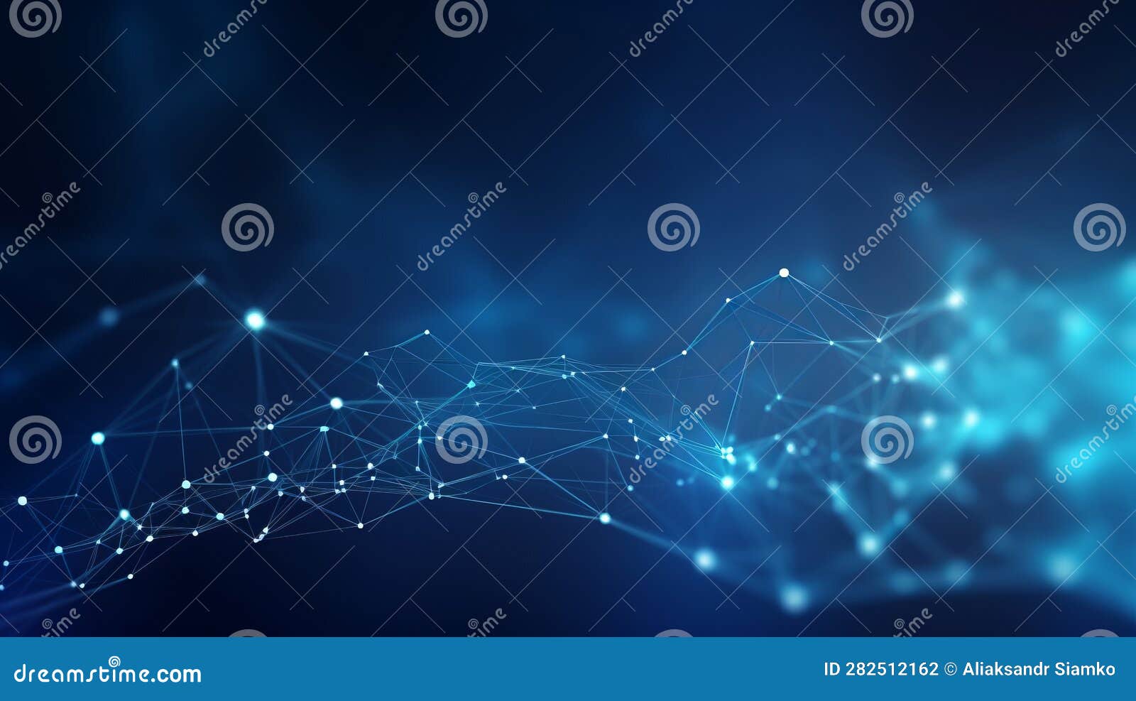 Digital Nexus: Futuristic Network Connections Stock Illustration ...