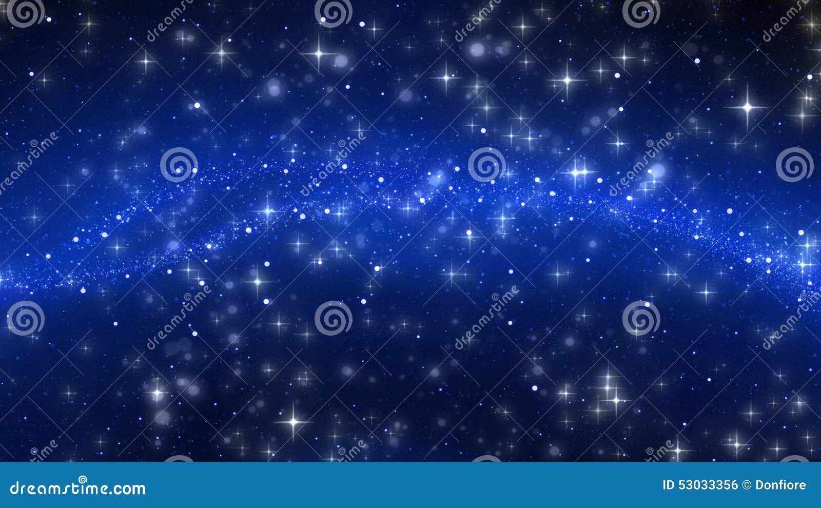 Digital Night Sky with Stars and Nebula Background Stock Footage ...