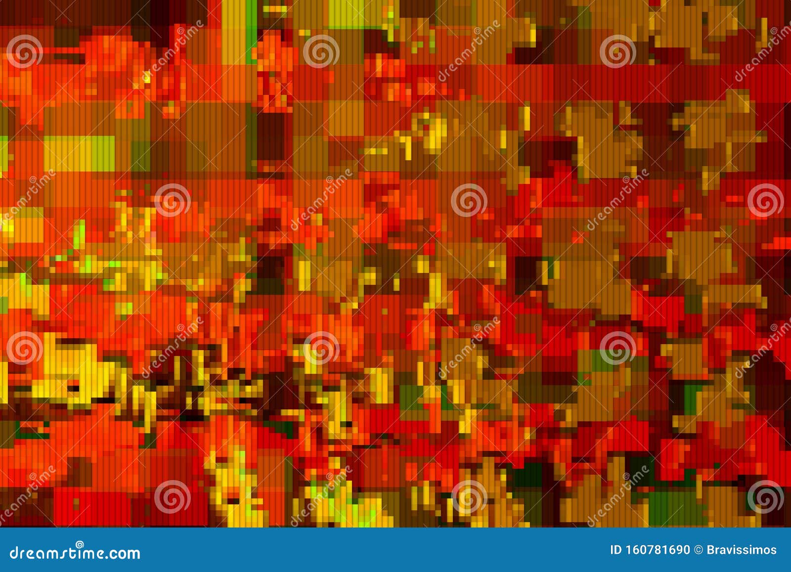 Digital Noise Background Glitch Screen, Interference Stock Illustration ...