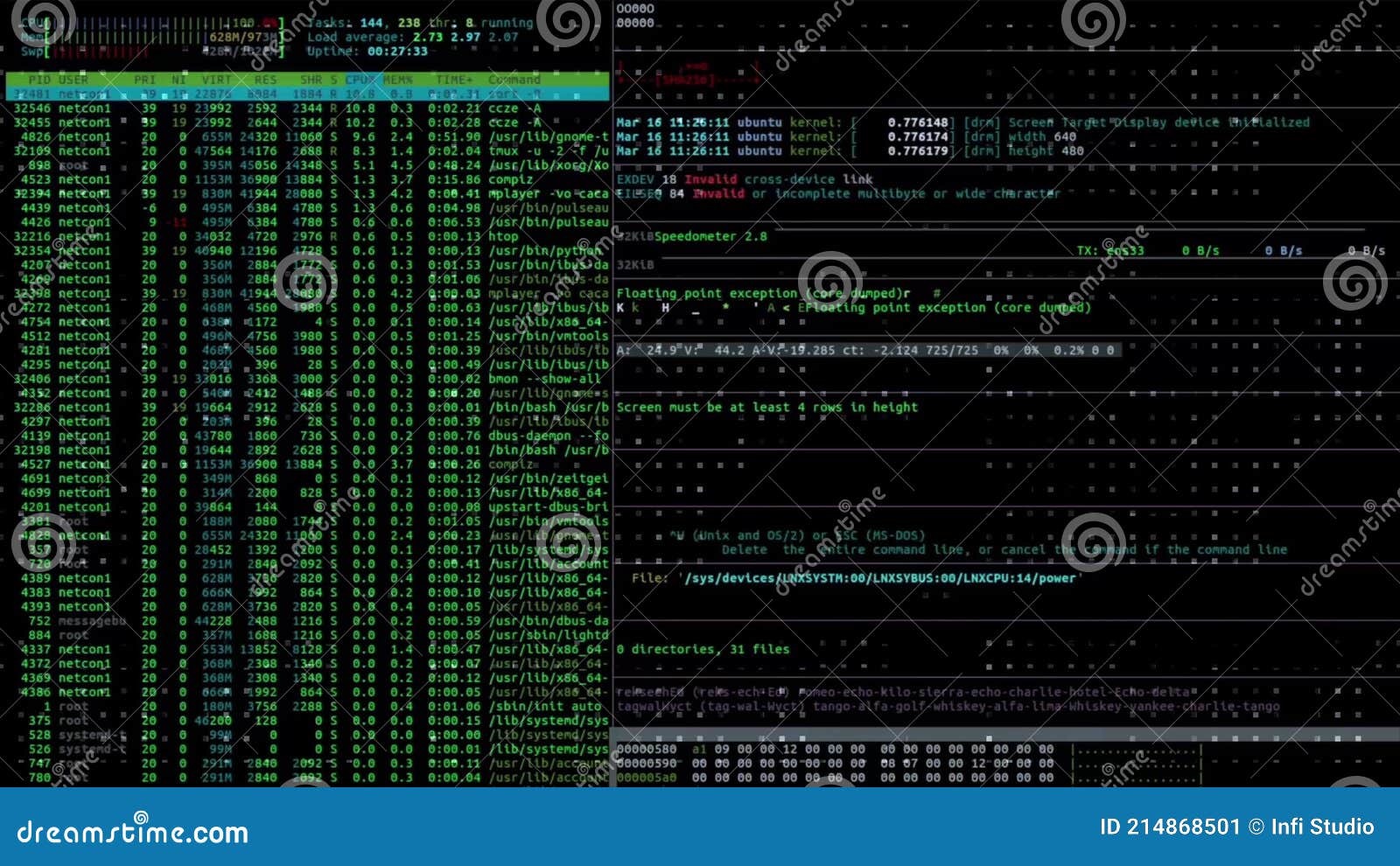 Digital Online Security Computer Concept Loop Animation Stock Video ...