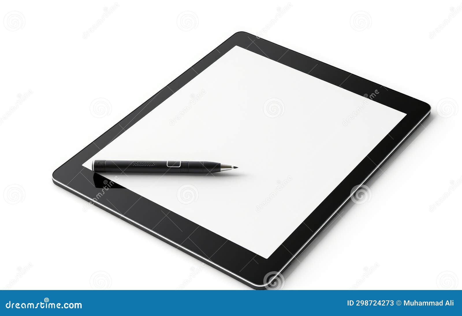 Digital Note Taking Snapshot on White Background Stock Illustration ...