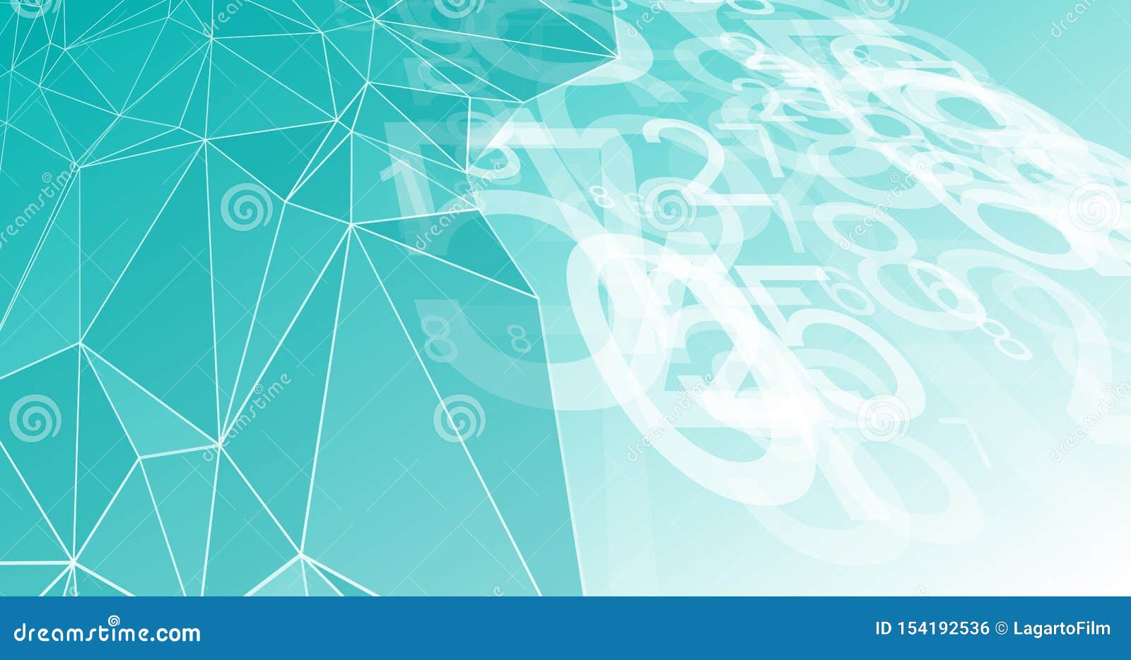 Digital Numbers Chaos, Computer Science Innovation Stock Vector ...