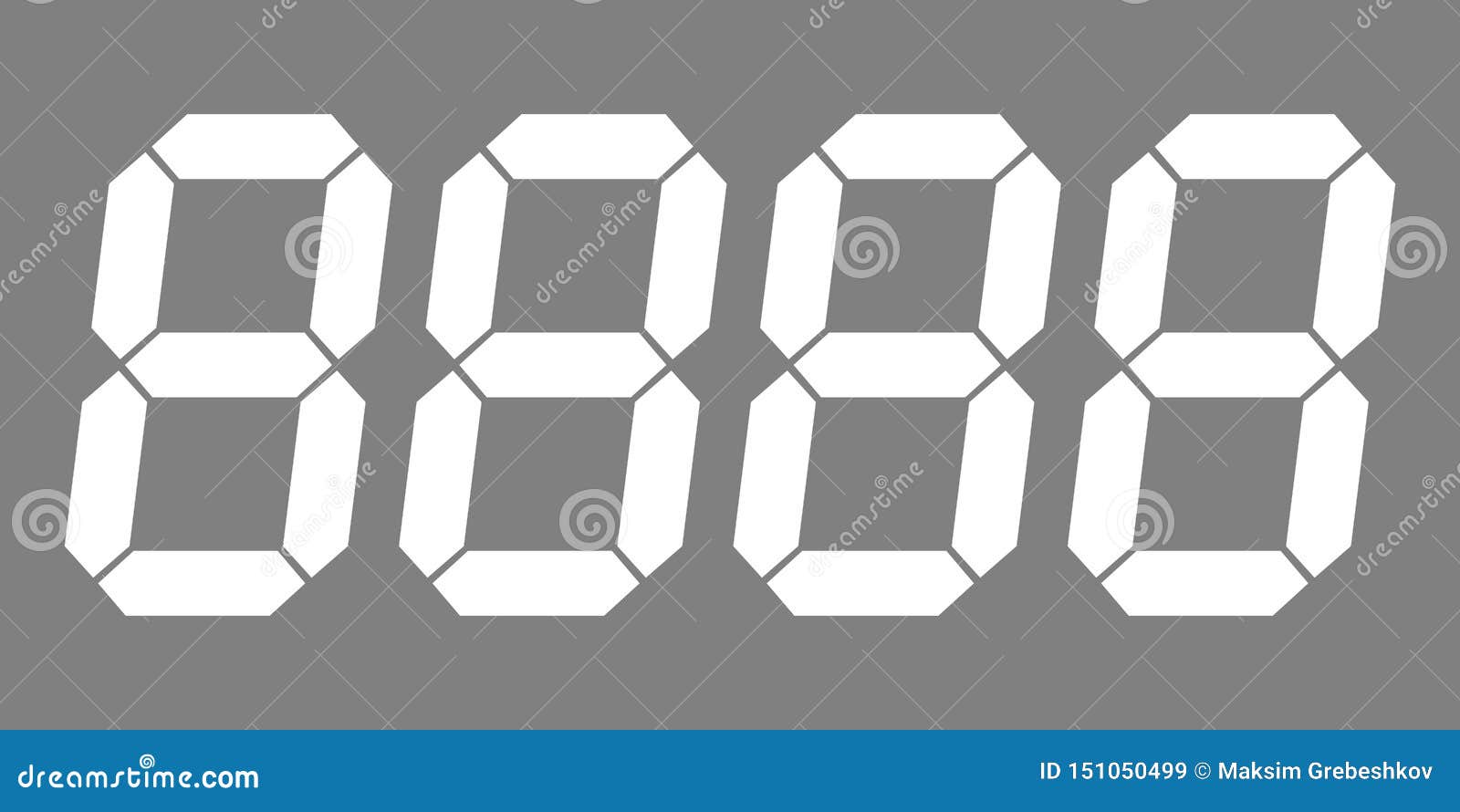 Digital numbers price stock illustration. Illustration of sale - 151050499