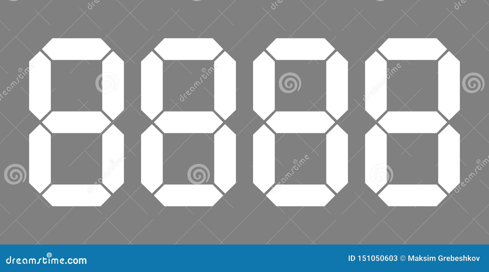 Digital numbers price stock illustration. Illustration of paper - 151050603