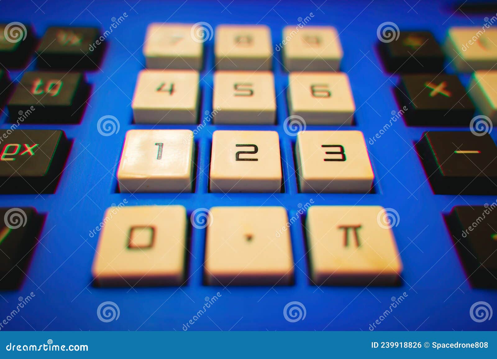 Digital Numpad Closeup Glitch Background Stock Photo - Image of ...