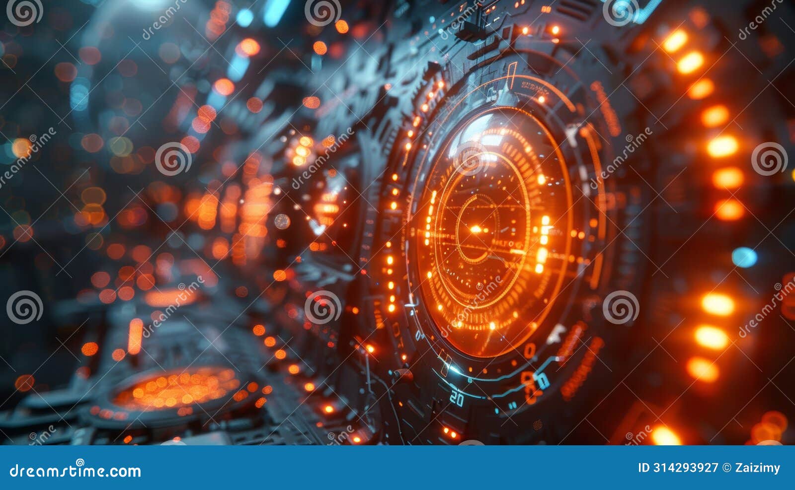 Luminous Core Of The Digital Universe: Server Racks Fueling AI ...