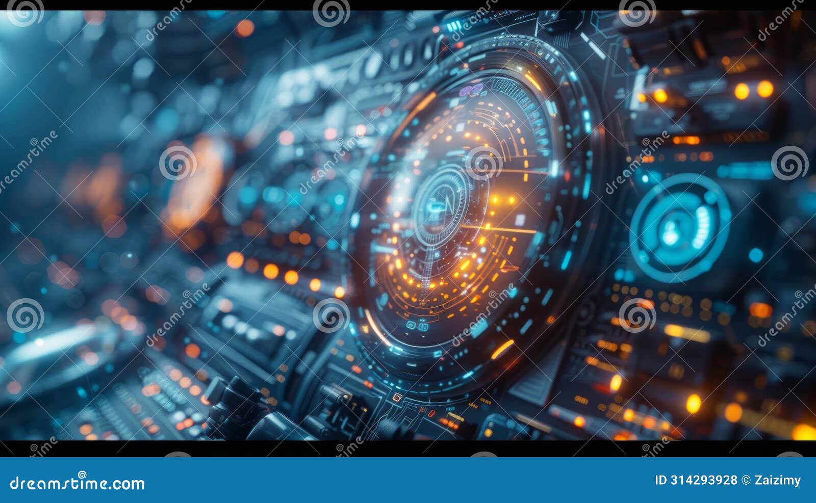 Luminous Core Of The Digital Universe: Server Racks Fueling AI ...