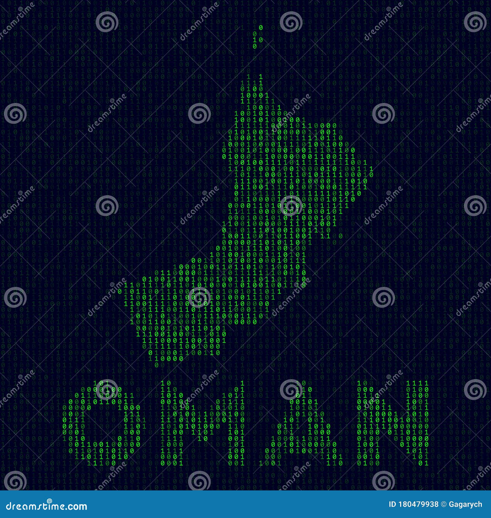 Digital Oman Logo. Vector Illustration | CartoonDealer.com #180479938