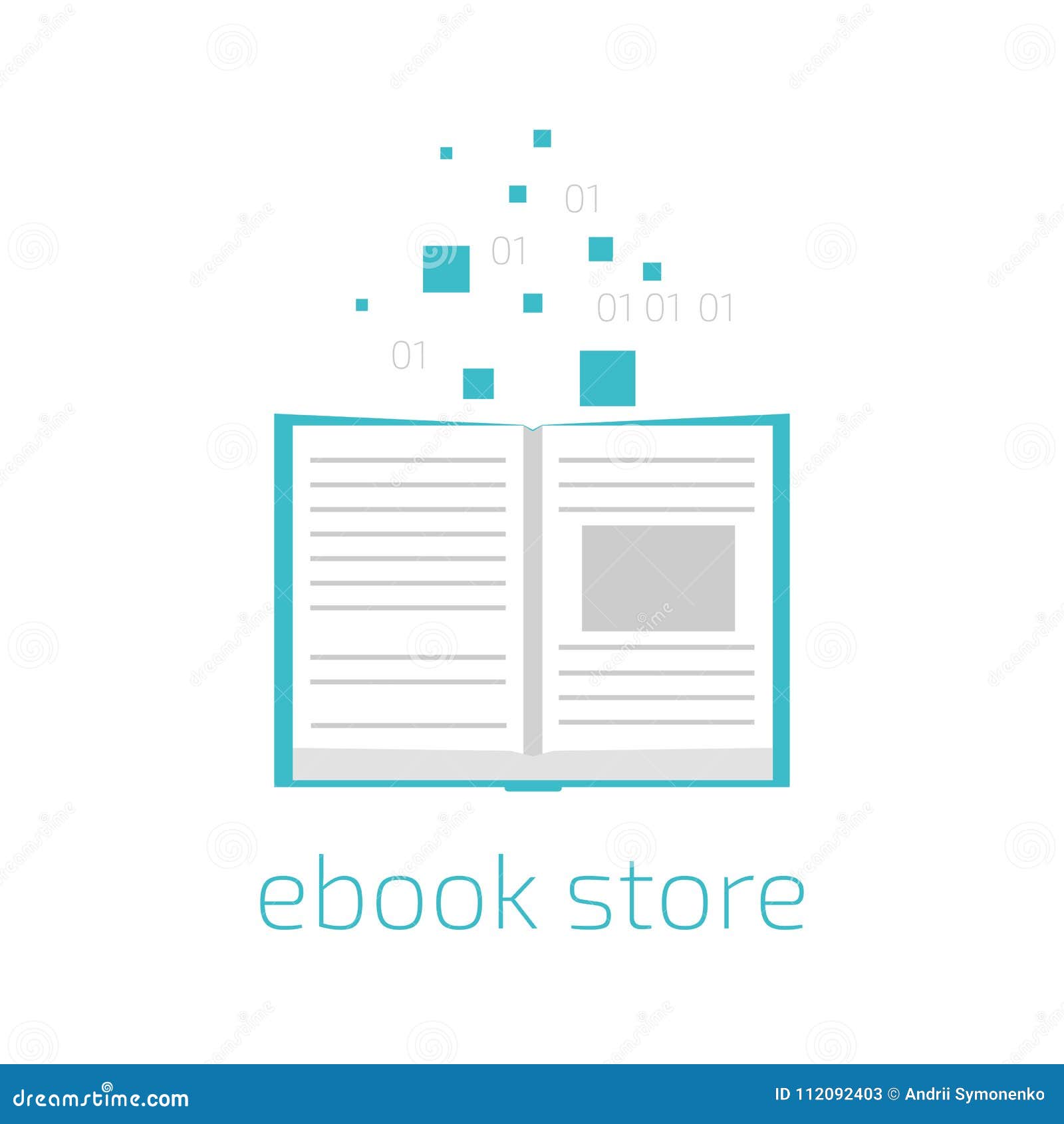Digital Online Book Store, Library, E-reading Concept. Stock Vector ...