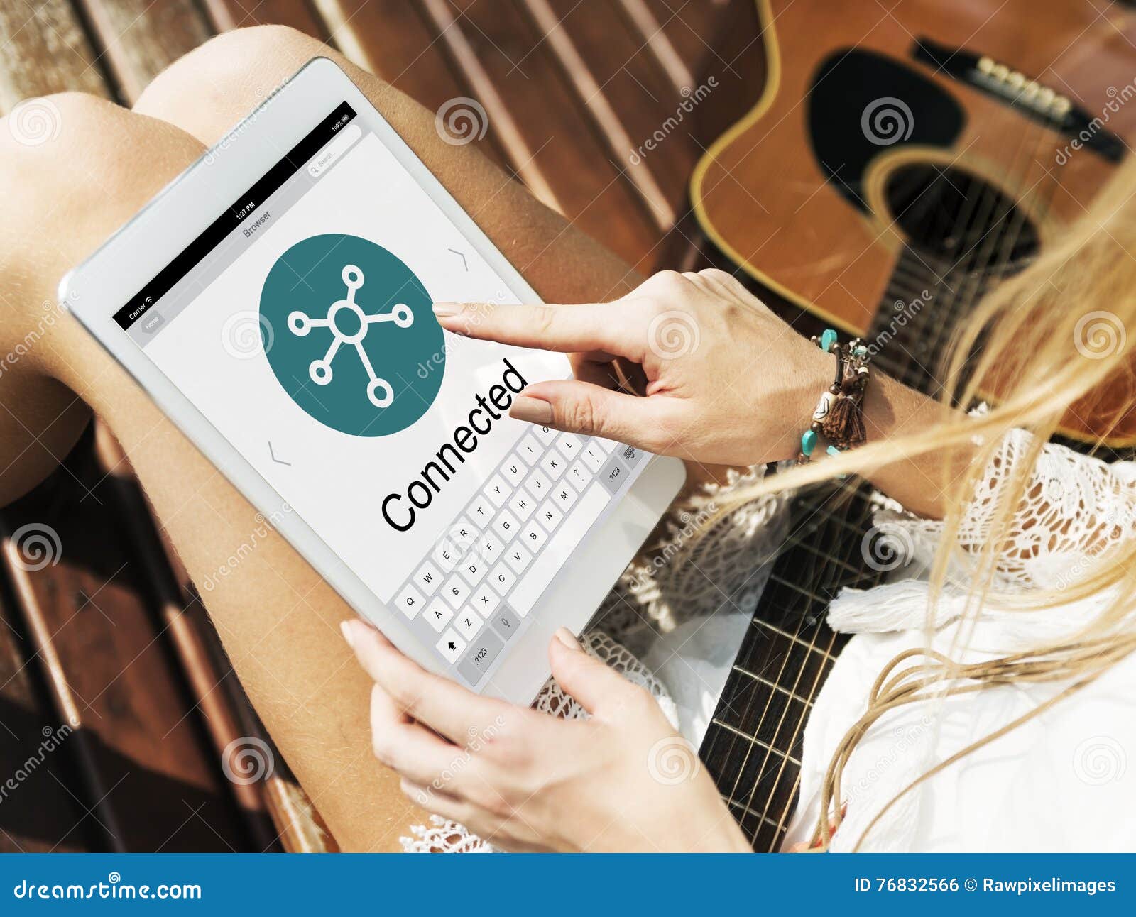Digital Online Connection Symbol Concept Stock Photo - Image of music ...