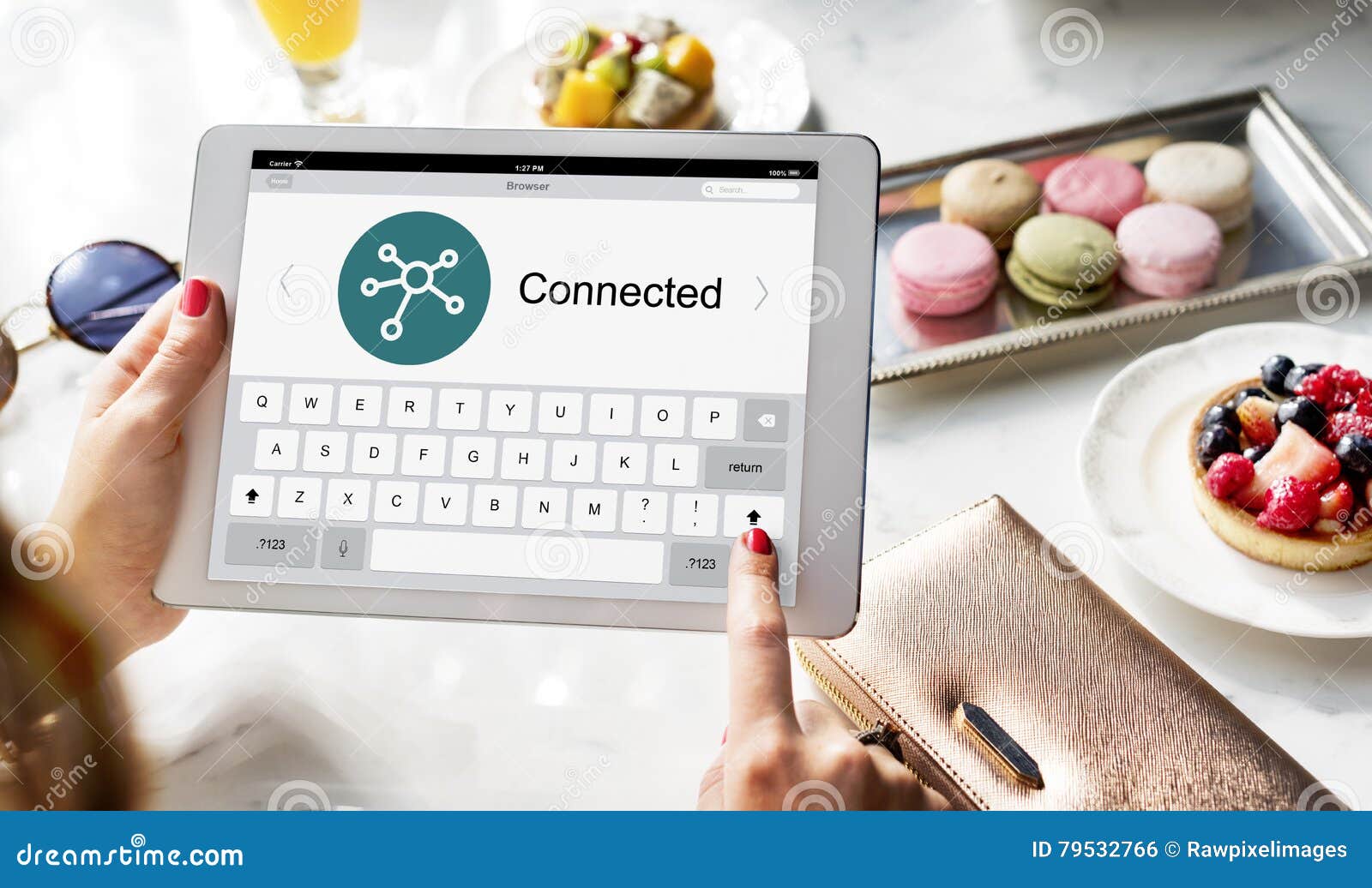 Digital Online Connection Symbol Concept Stock Photo - Image of ...