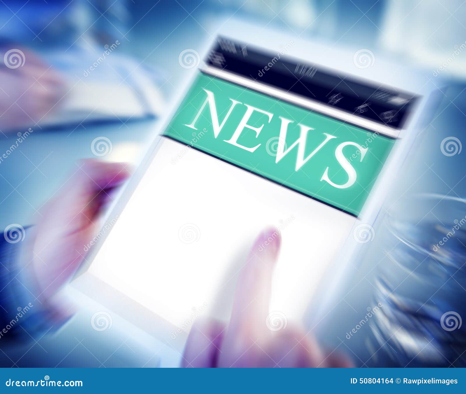 Digital Online Report Update News Concept Stock Photo - Image of online ...