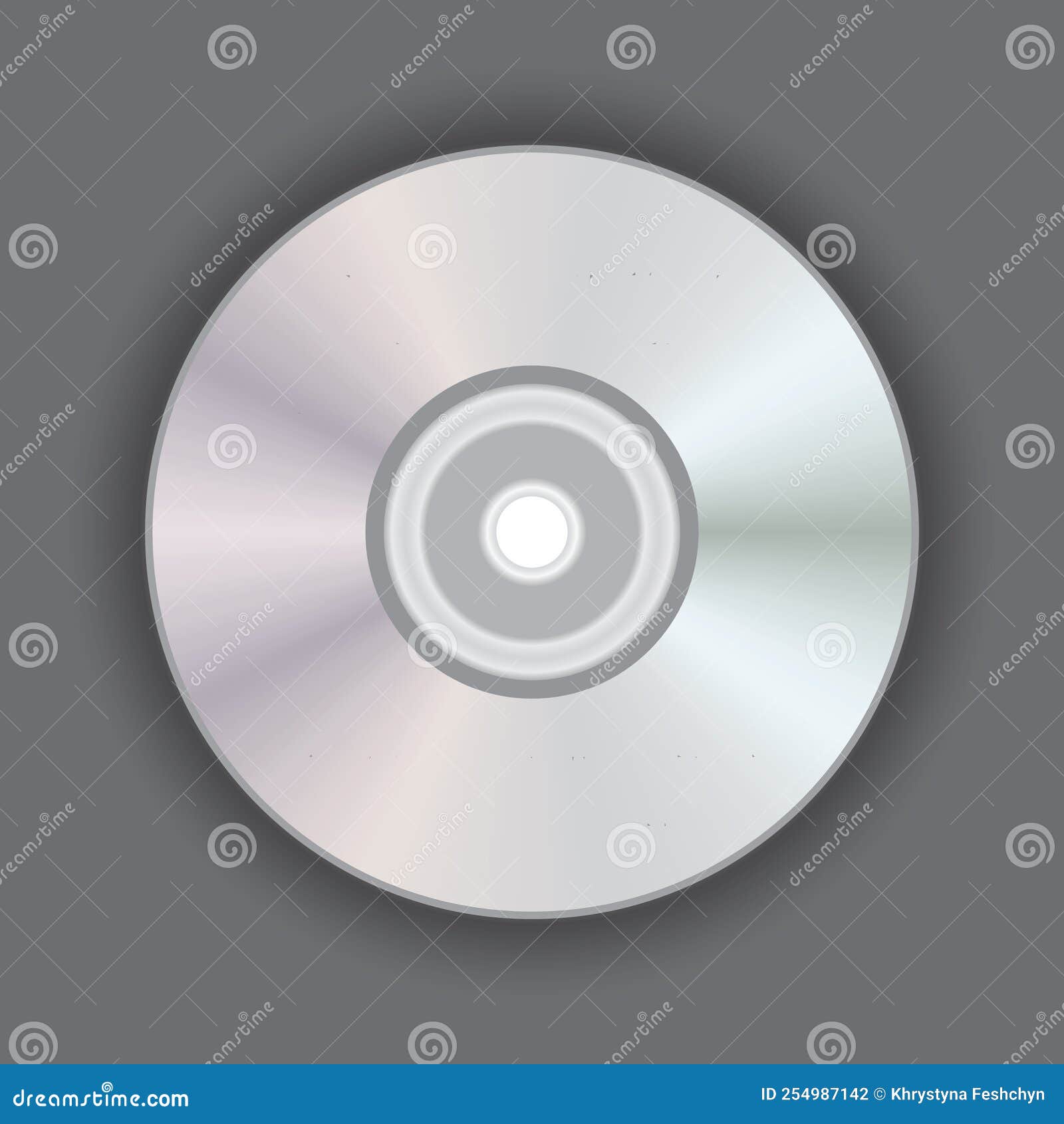 Digital Optical Disc Data Storage. DVD or CD Disc Stock Vector ...