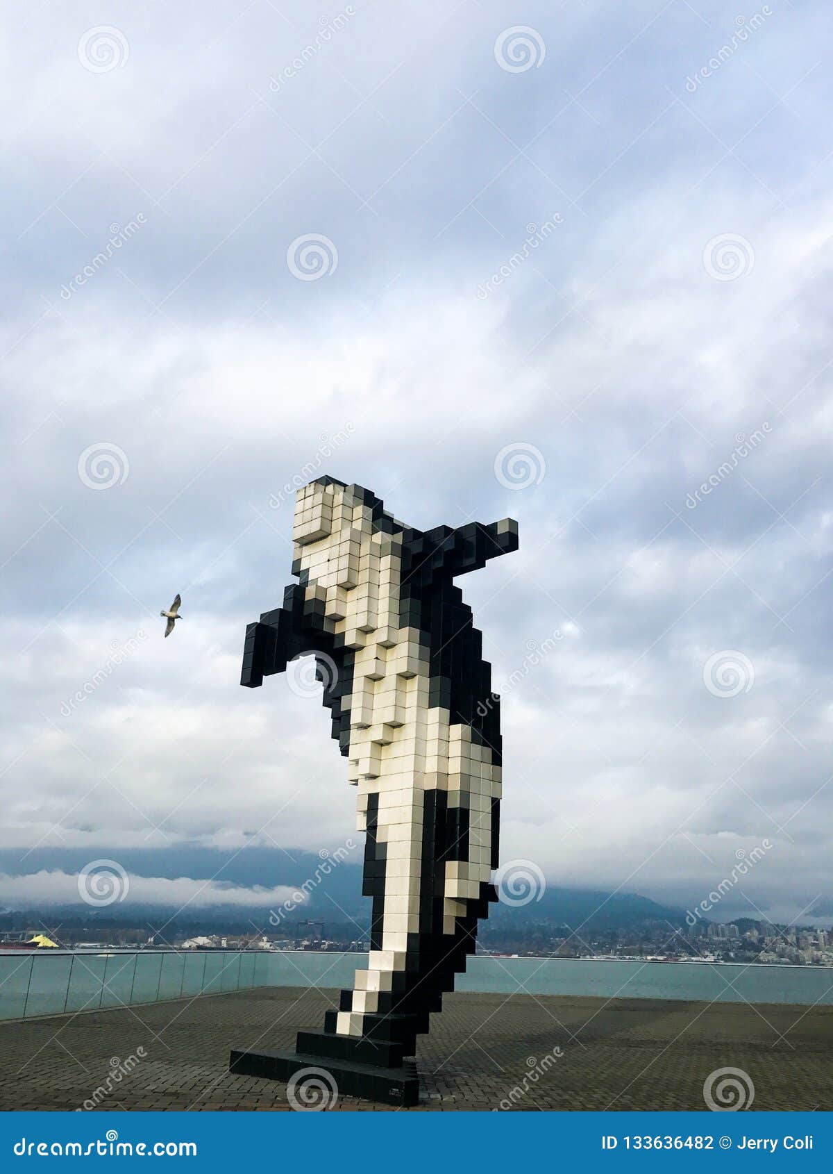 Digital Orca, Downtown Vancouver, BC Editorial Photography - Image of ...