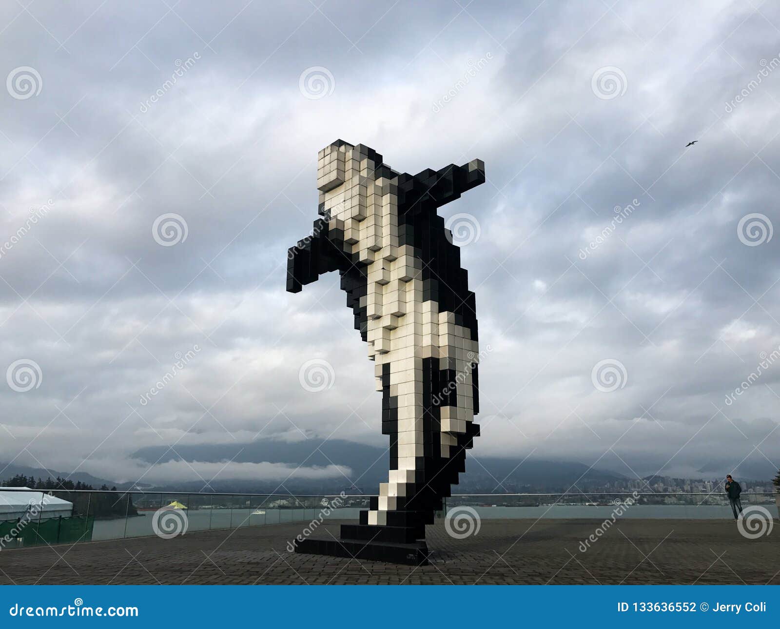 Digital Orca, Downtown Vancouver, BC Editorial Photography - Image of ...