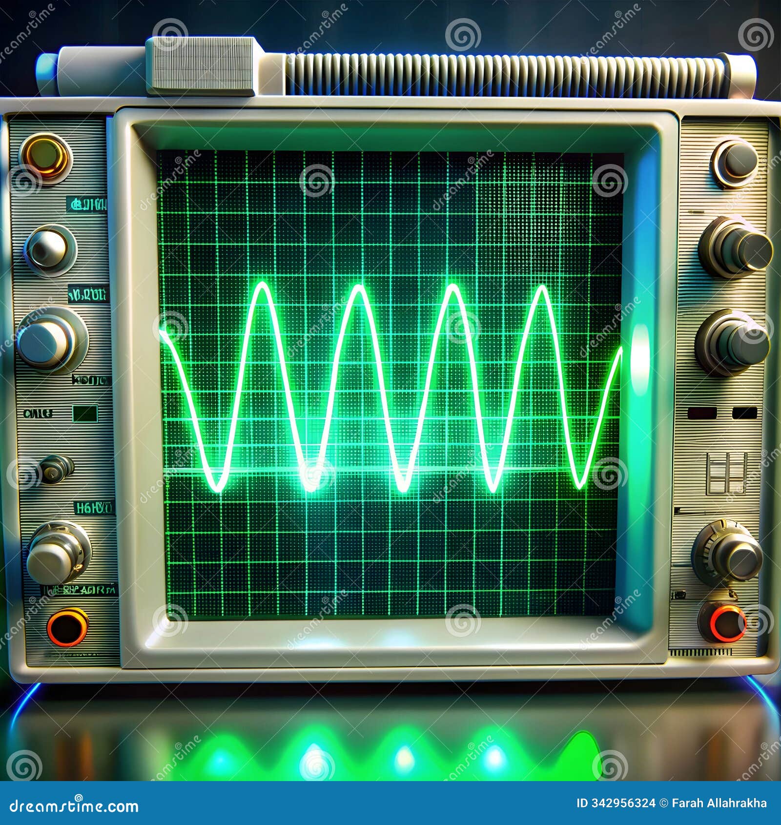 A Digital Oscilloscope Showcasing Various Waveforms in Action ...