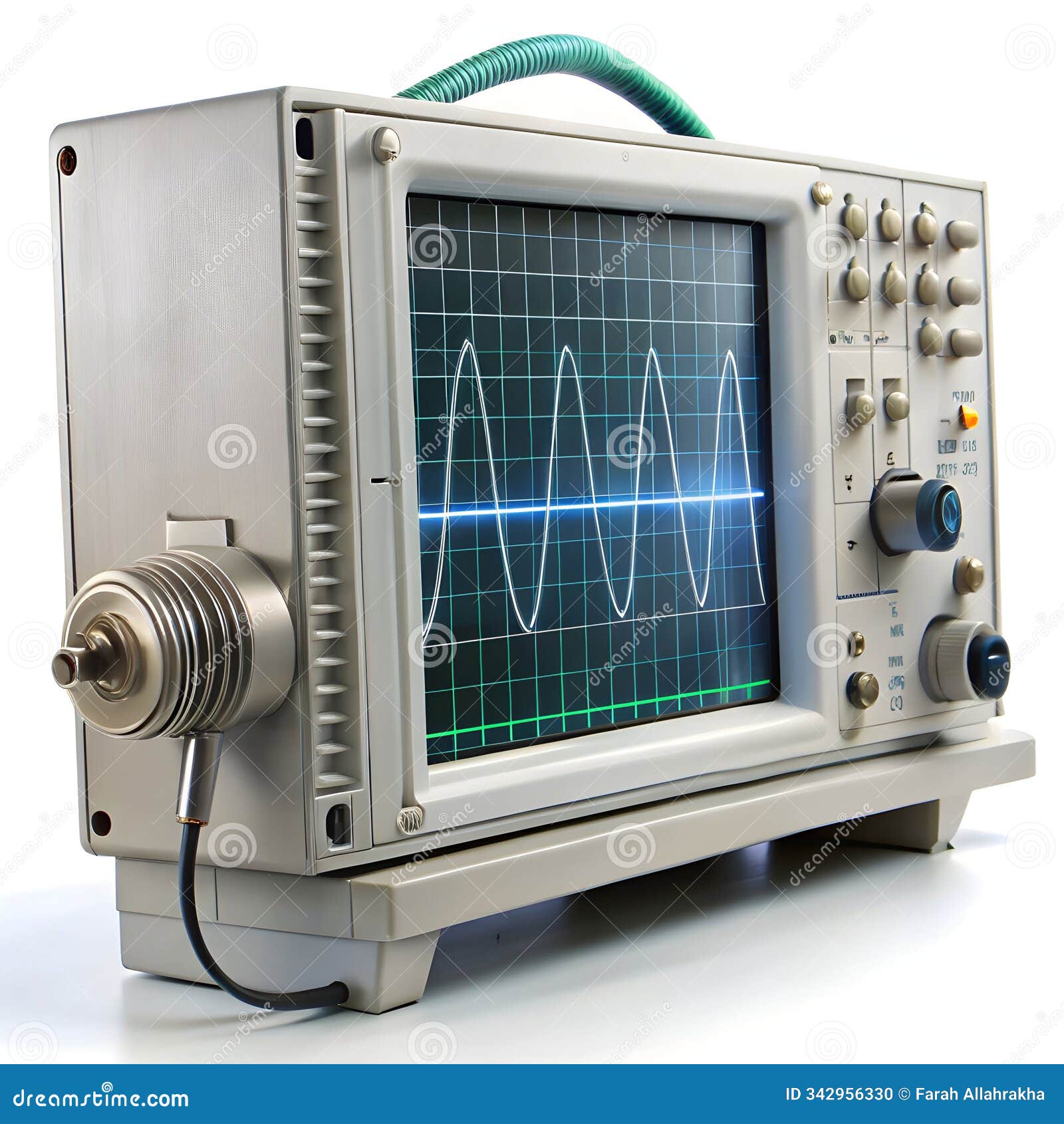 Digital Oscilloscope Set. Vector | CartoonDealer.com #76617085