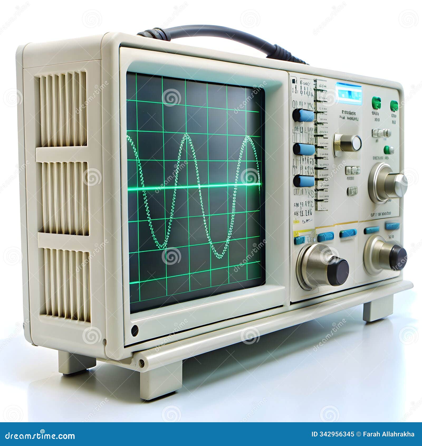 A Digital Oscilloscope Showcasing Various Waveforms in Action ...