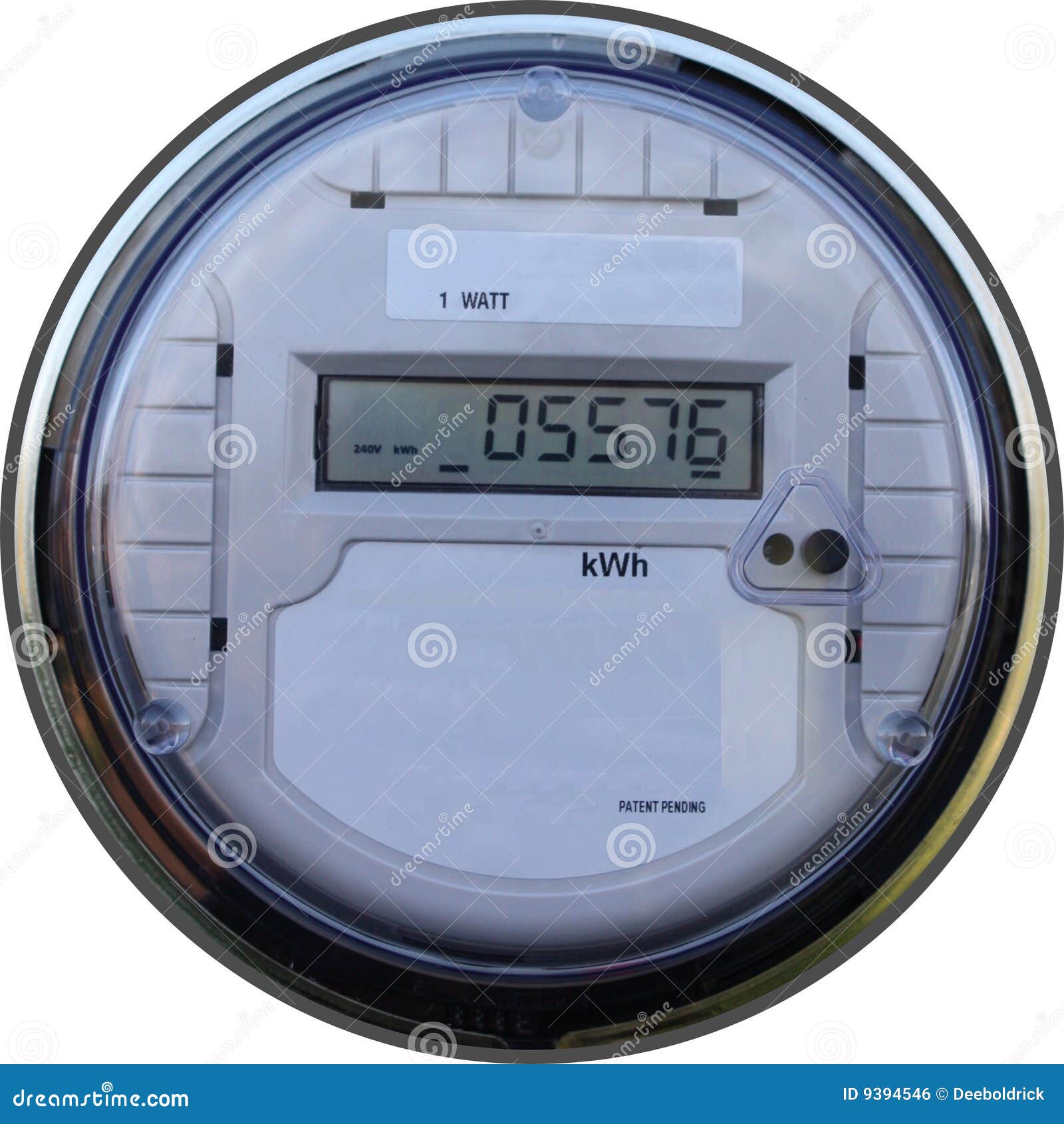 Digital outdoor meter stock photo. Image of electricity - 9394546