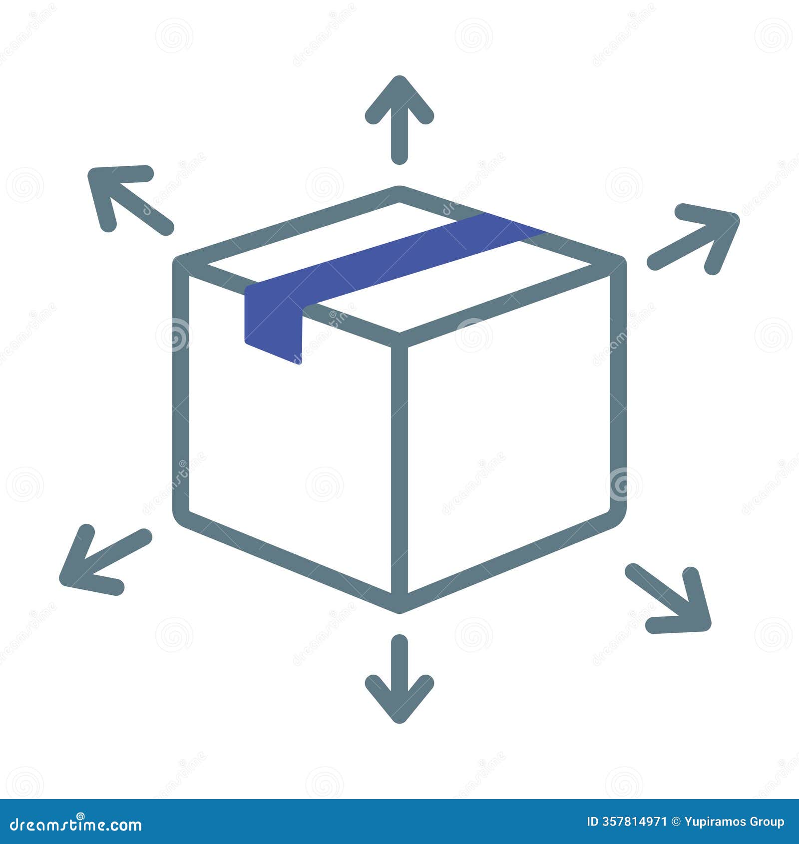 Smart Logistics and Data Distribution Stock Illustration - Illustration ...