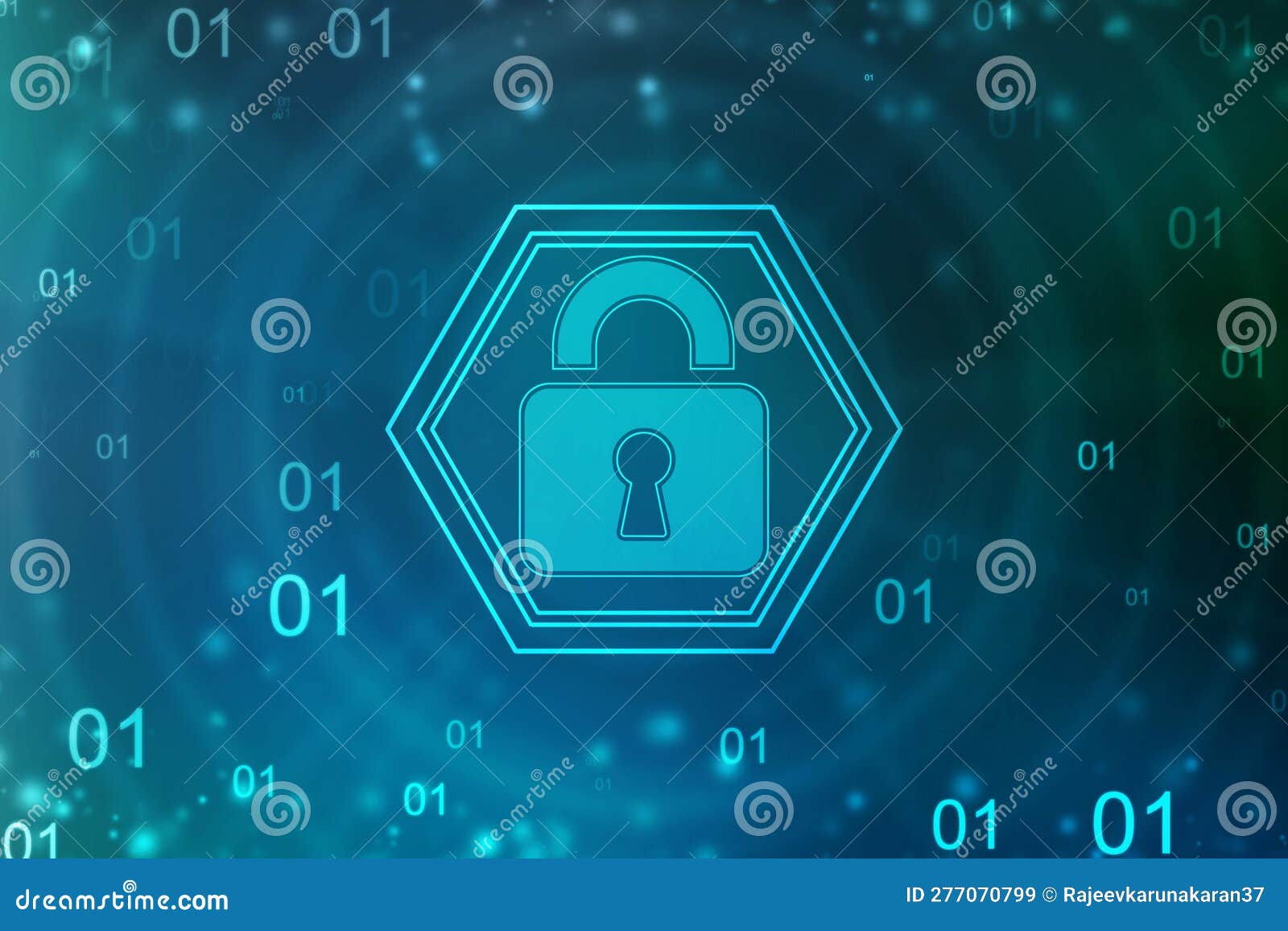 Technology Security Concept. Modern Safety Digital Background Cyber ...