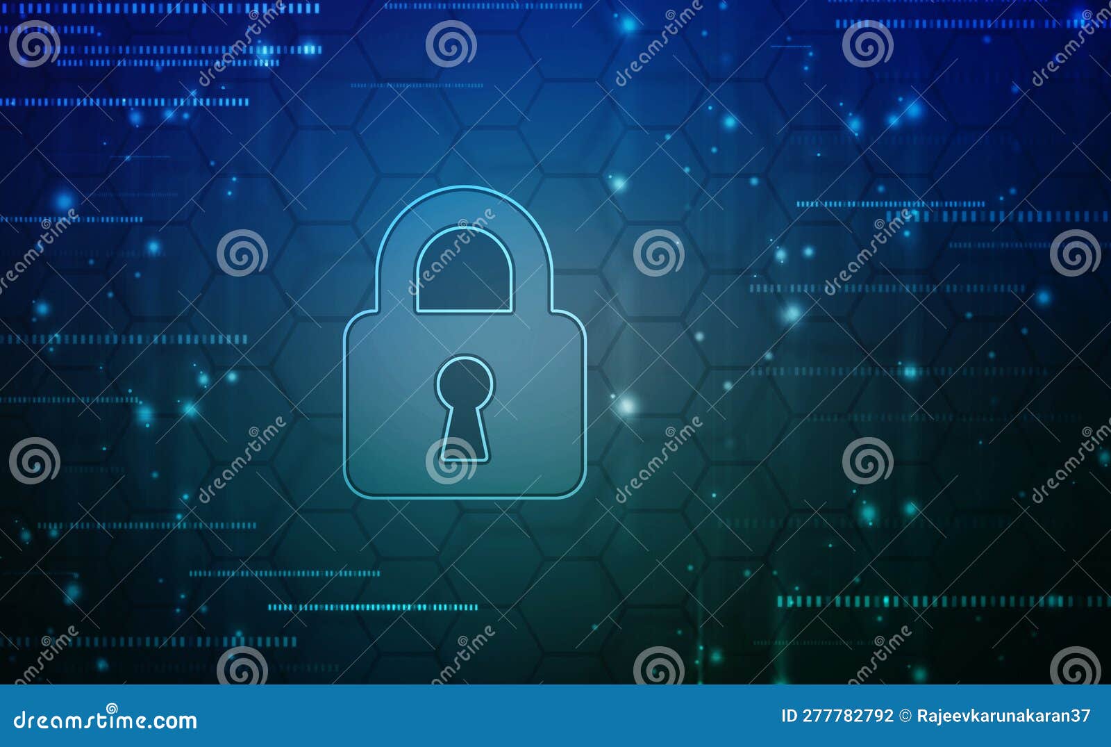 Technology Security Concept. Modern Safety Digital Background Cyber ...