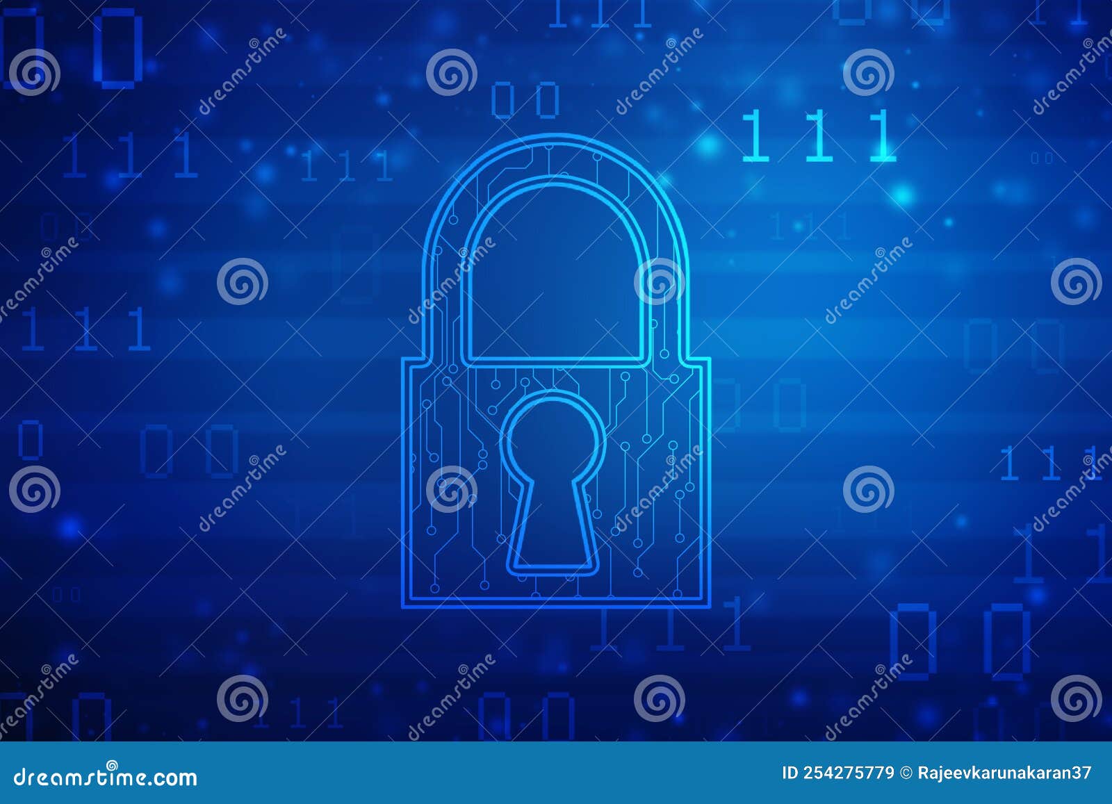 Technology Security Concept. Modern Safety Digital Background.Digital ...