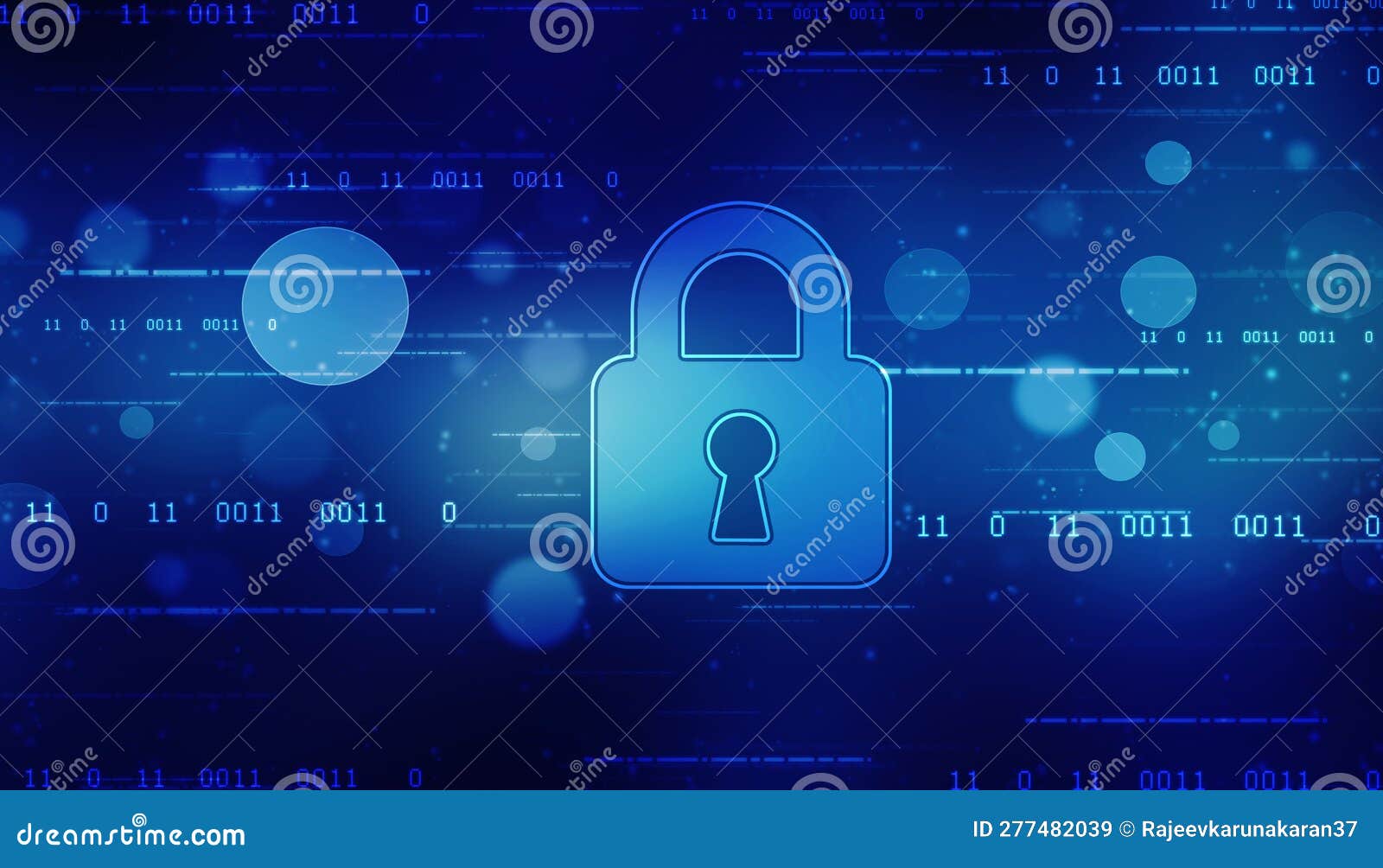 Technology Security Concept. Modern Safety Digital Background. Cyber ...