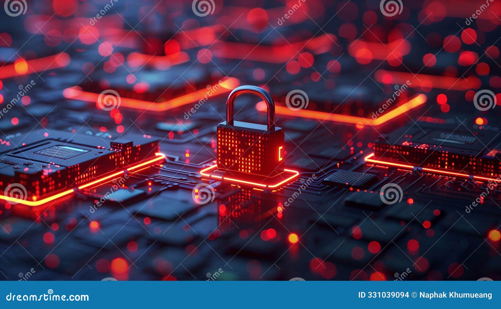 Robust Cybersecurity: Modern Computer System Protected From Hacker ...