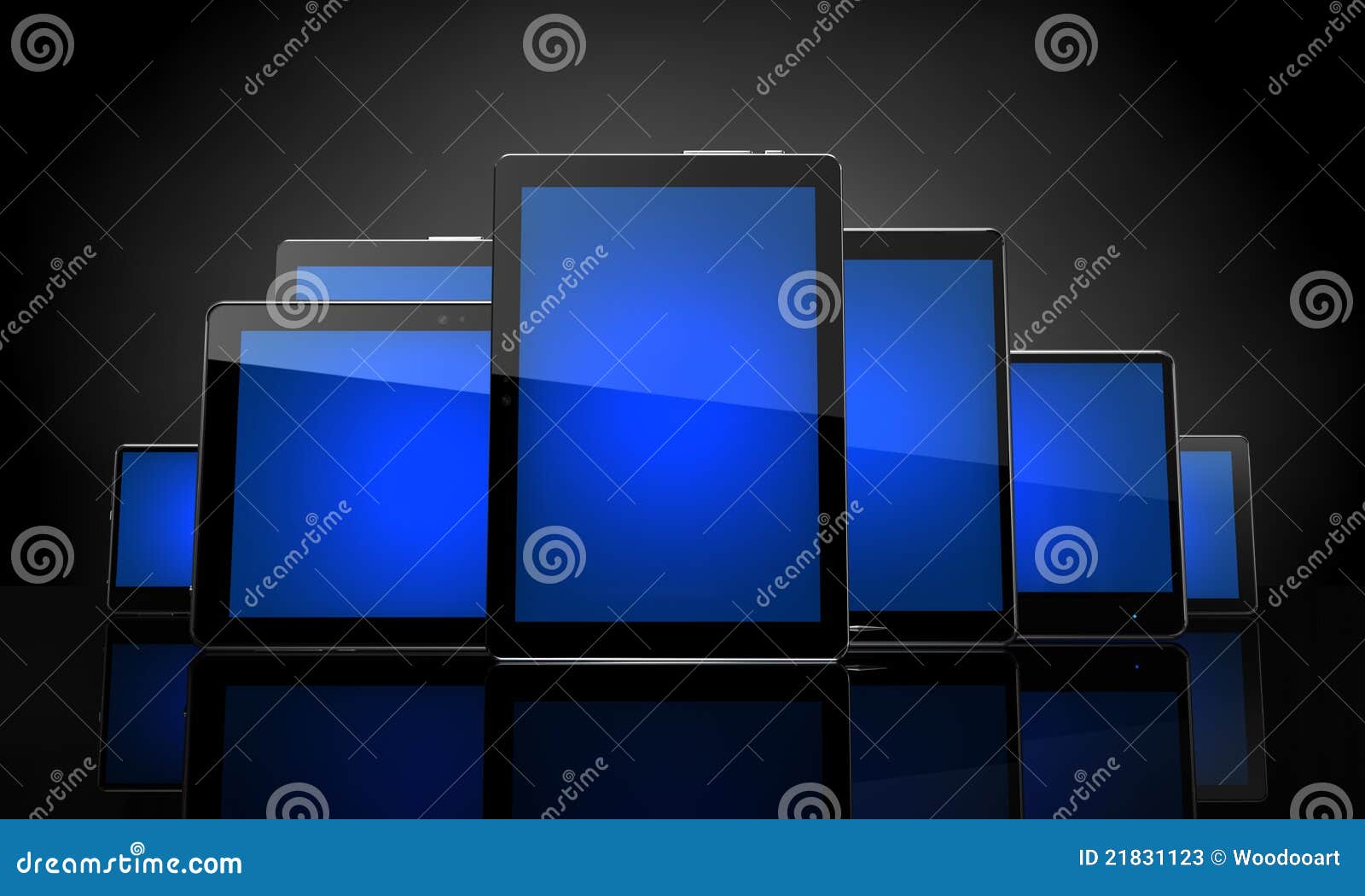 Digital pads stock illustration. Illustration of connection - 21831123