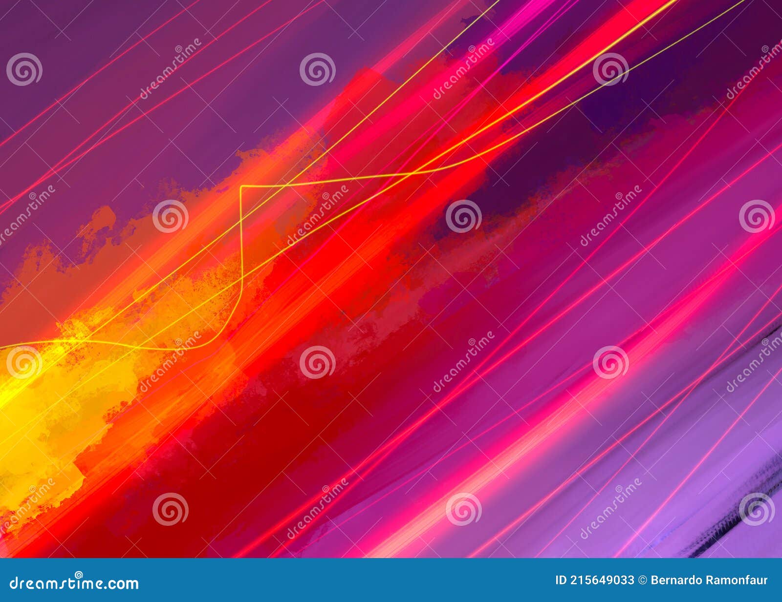 Digital Painting of Abstract Colorful Background Stock Image - Image of ...