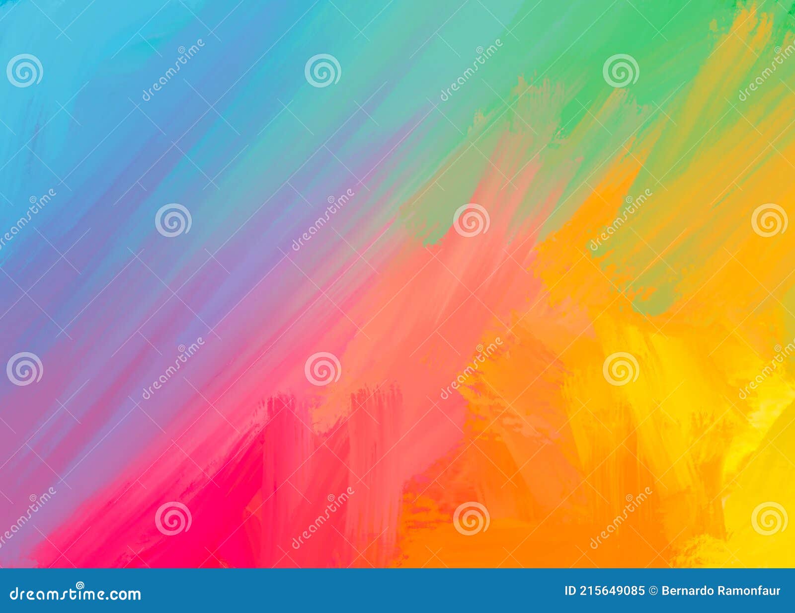 Digital Painting of Abstract Colorful Background Stock Image - Image of ...