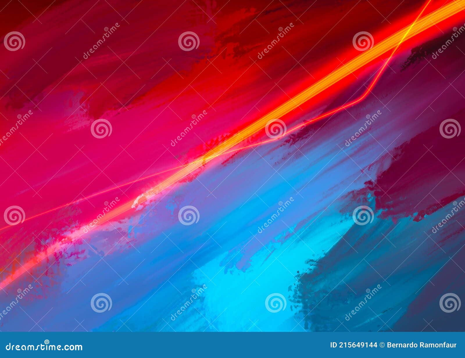 Digital Painting of Abstract Colorful Background Stock Photo - Image of ...