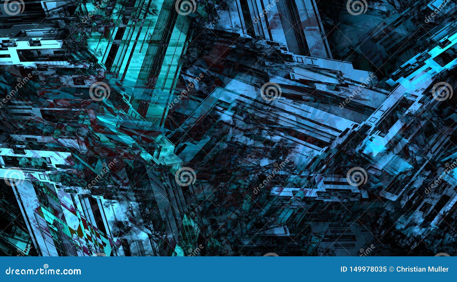 Digital Painting of Abstract Heavy Industry Machine Texture Pattern ...
