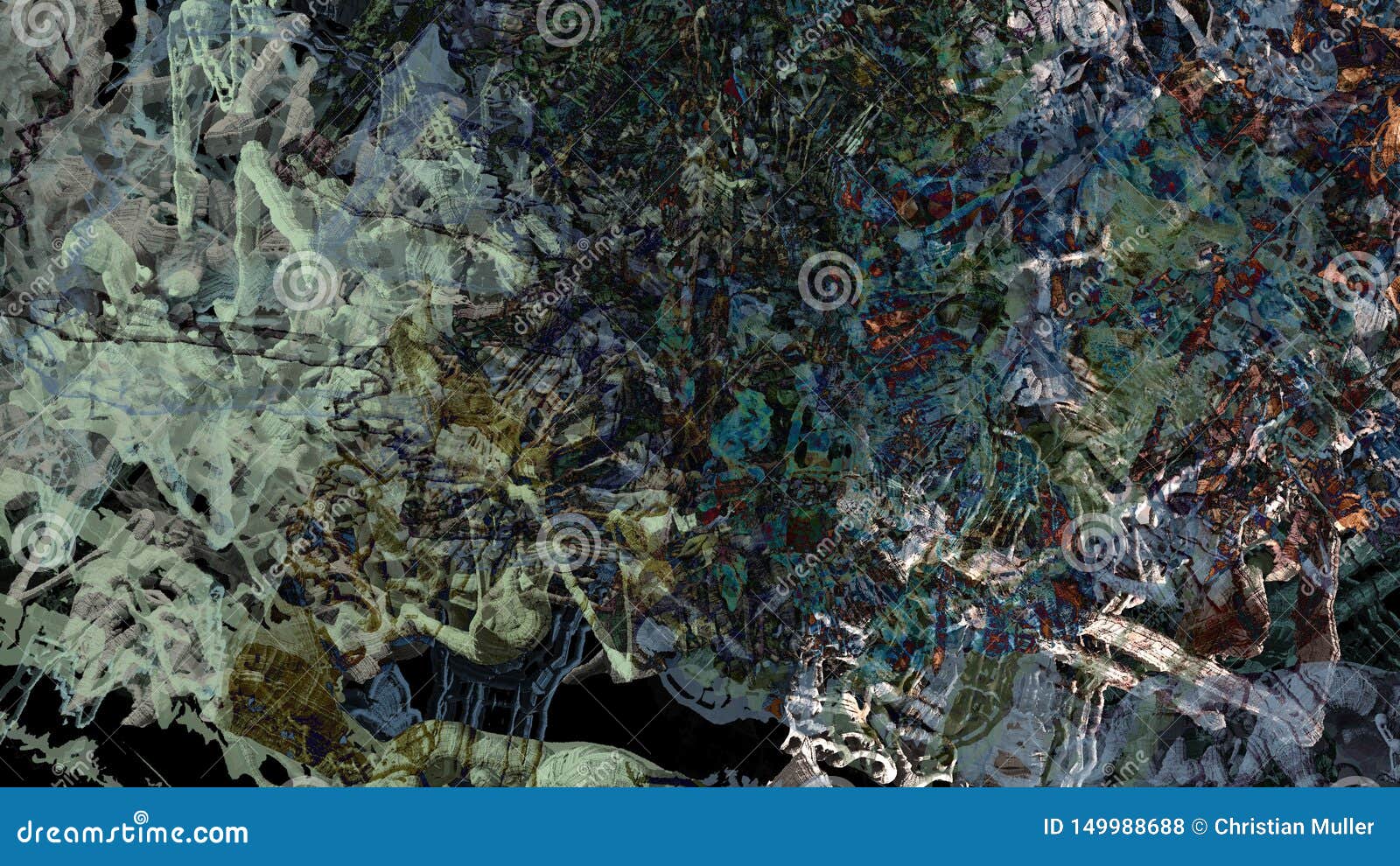 Digital Painting of Abstract Heavy Industry Machine Texture Pattern ...