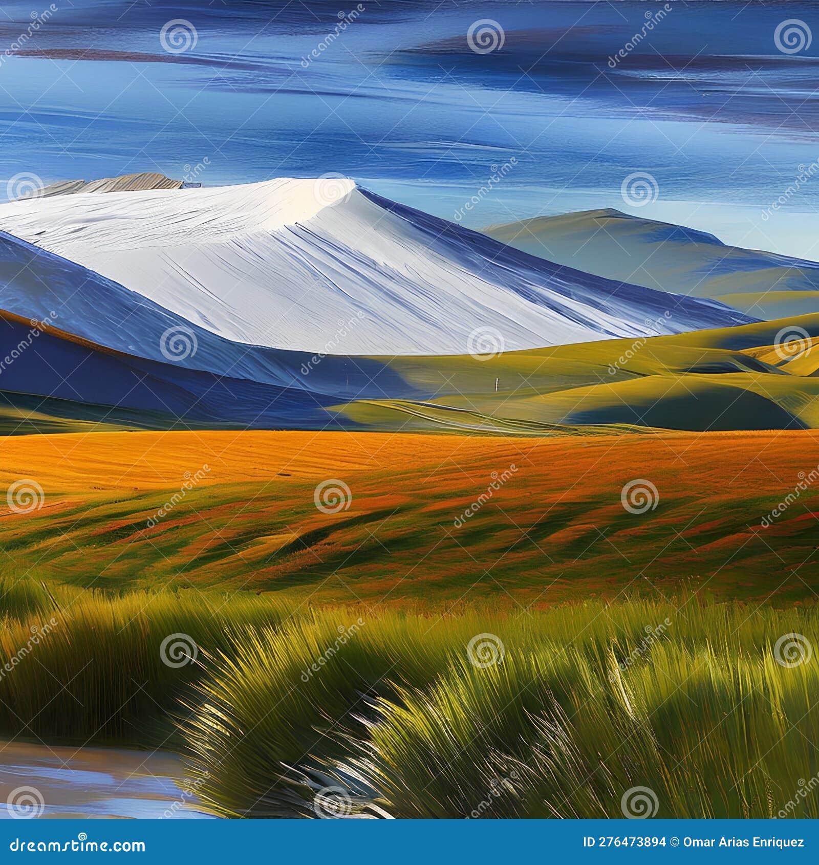 A Digital Painting with a Bold and Expressive Brushstroke Style that ...